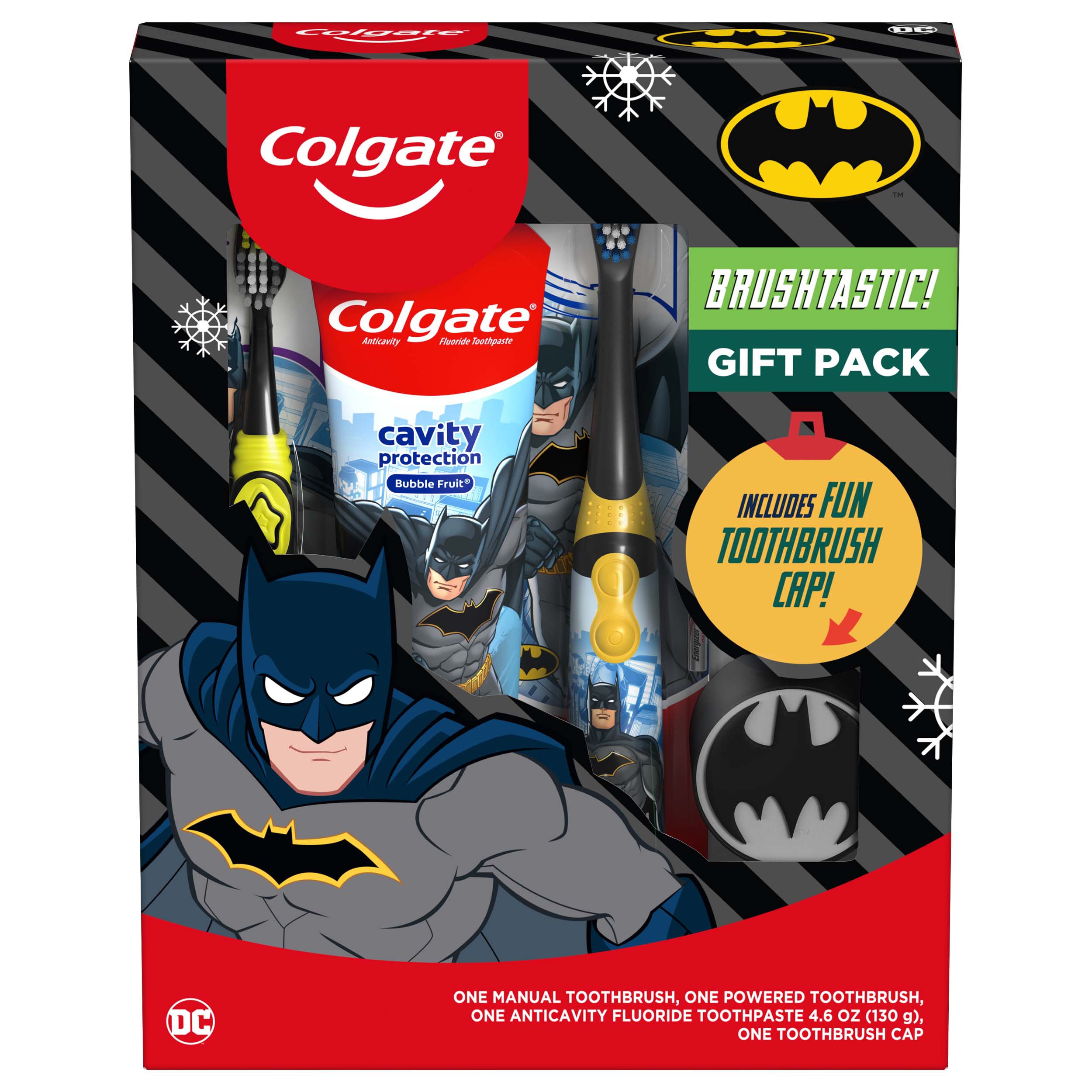 Colgate Batman Brushtastic Gift Pack - Shop Toothbrushes at H-E-B