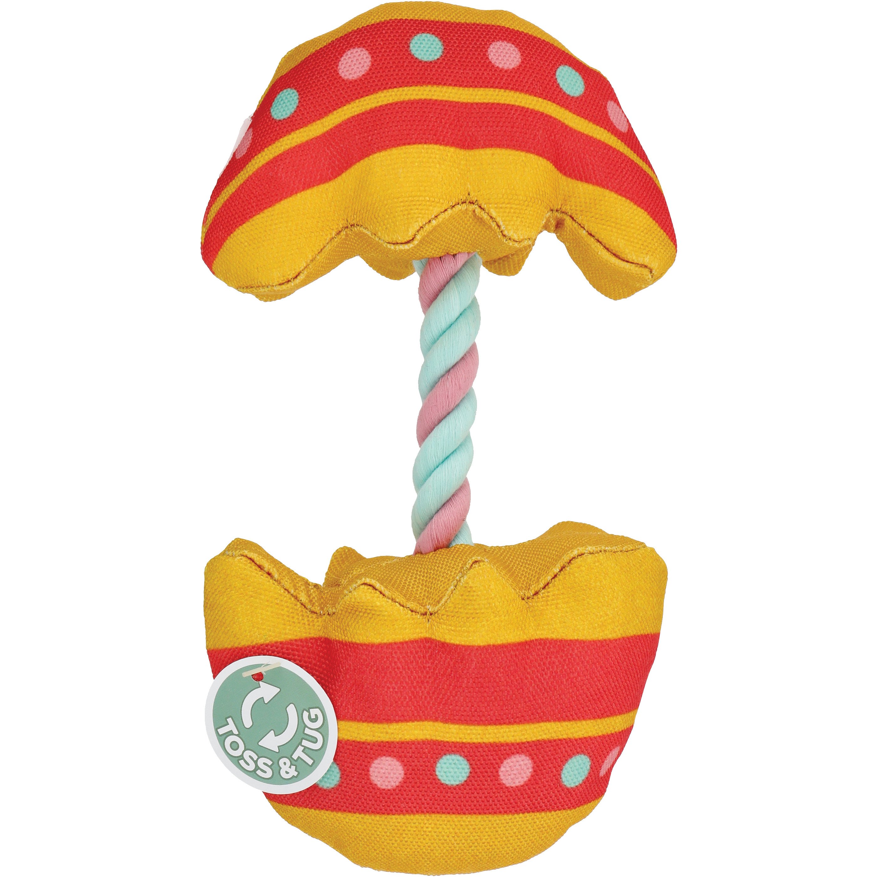 Woof & Whiskers Rope Dog Toy - Cracked Easter Egg - Shop Plush toys at ...