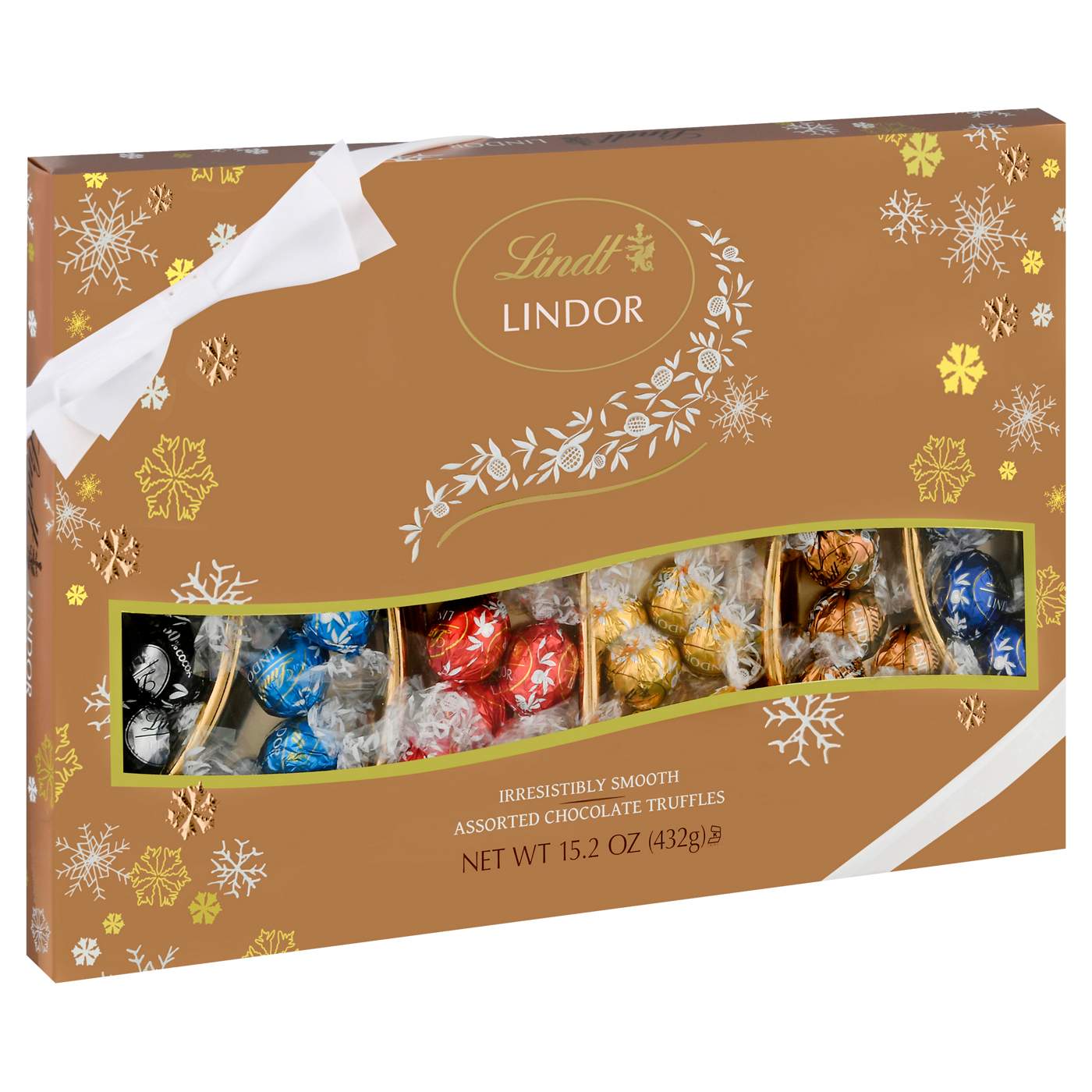 Lindt Lindor Deluxe Assorted Chocolates Holiday Gift Box - Shop Candy ...