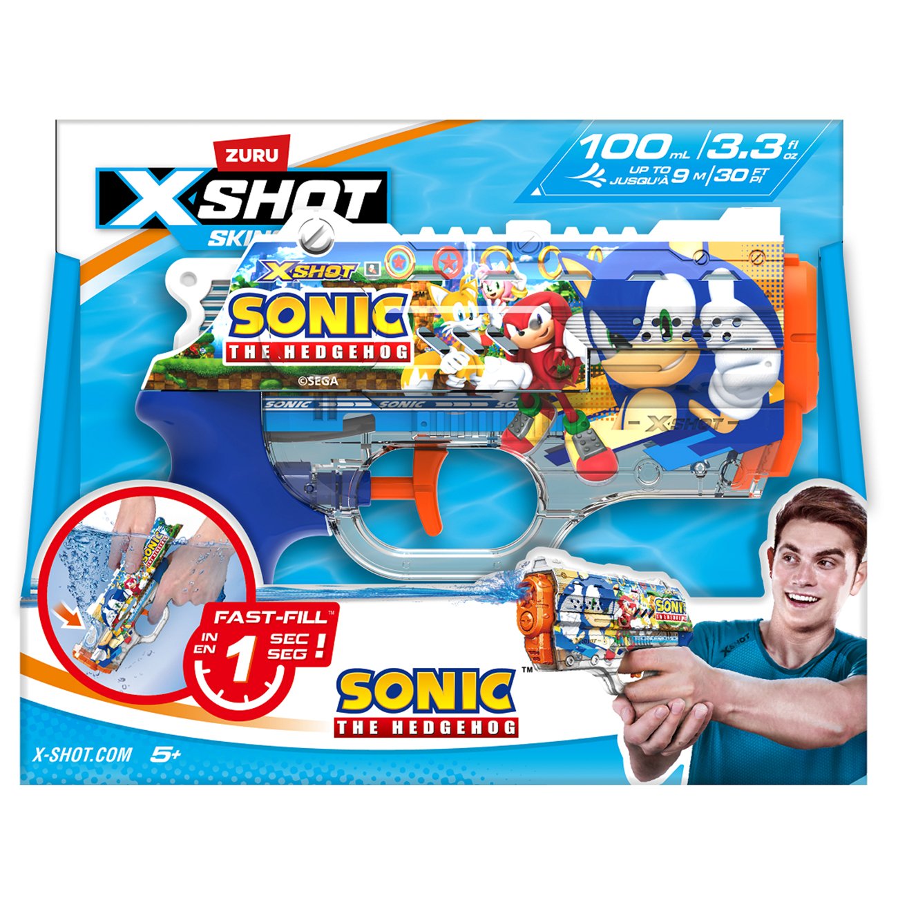 Zuru X-Shot Fast Fill Nano Skins Water Blaster - Assorted - Shop ...