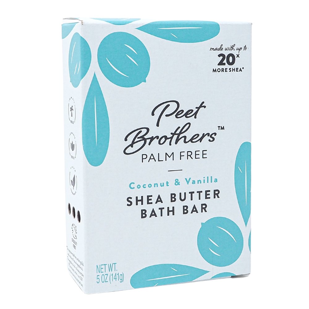 Peet Brothers Shea Butter Bath Bar Coconut & Vanilla - Shop Hand & Bar ...