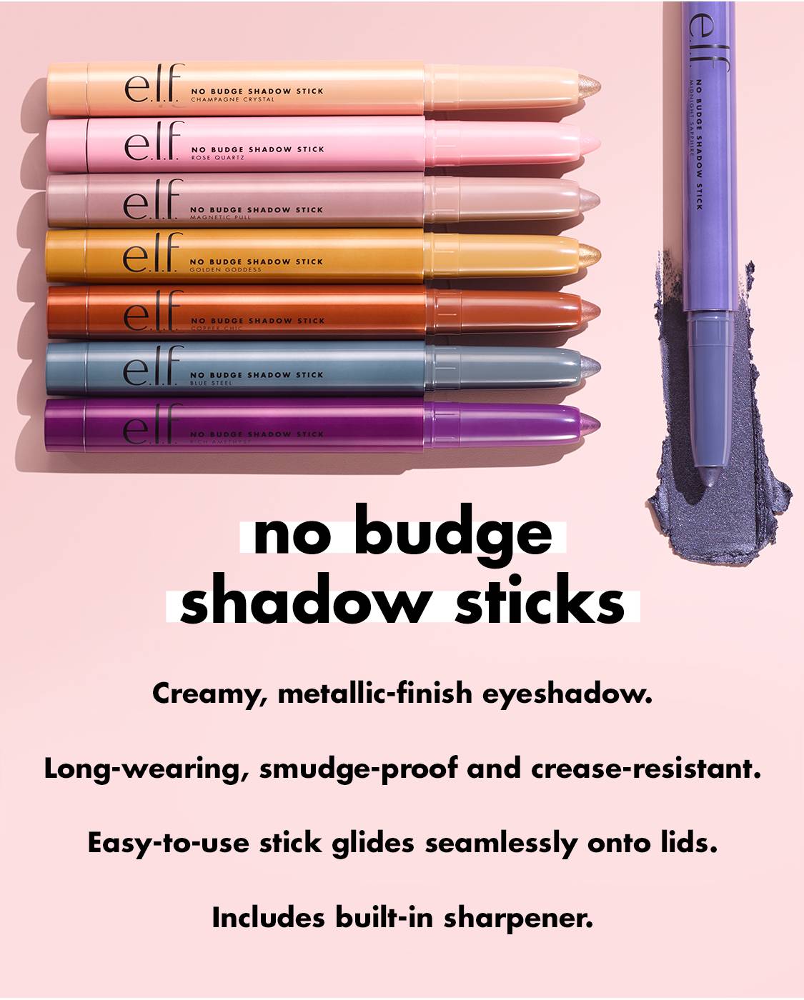 e.l.f. No Budge Shadow Stick - Magnetic Pull - Shop Eyeshadow at H-E-B