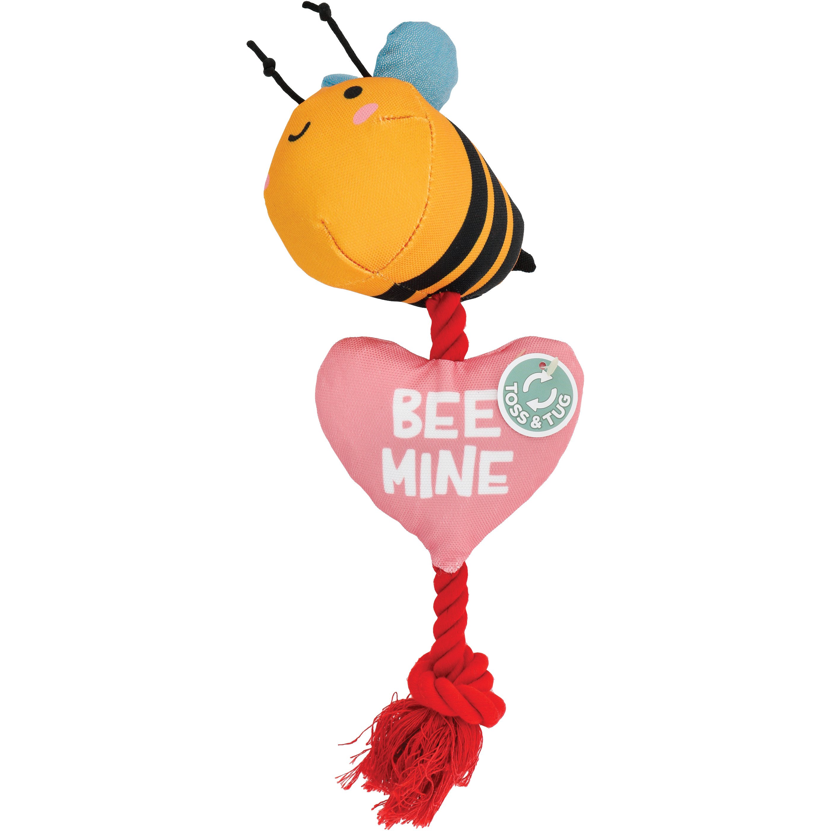 Woof & Whiskers Rope Dog Toy - Bee Mine - Shop Plush Toys at H-E-B