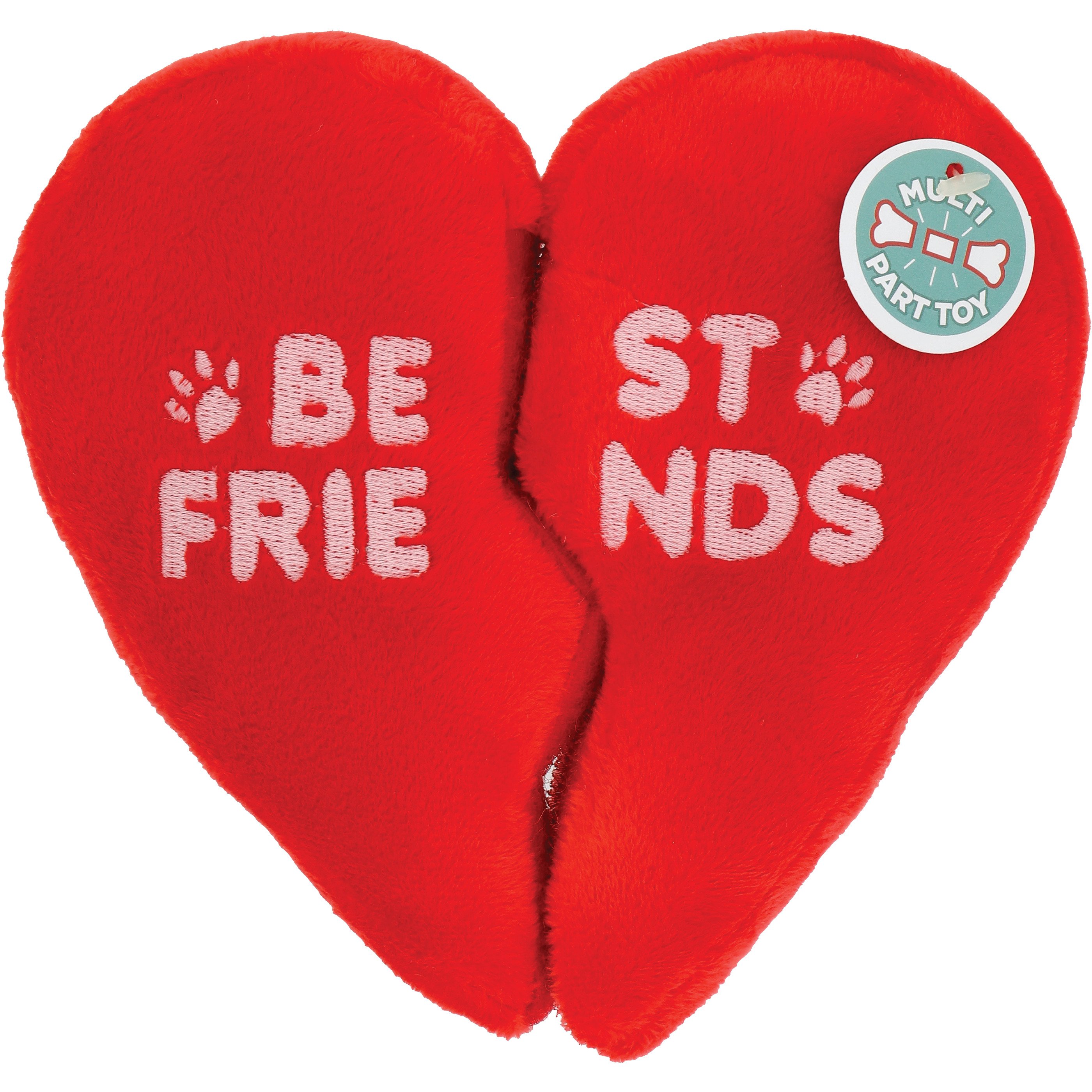 Woof & Whiskers Plush Dog Toy - Best Friends Heart - Shop Plush toys at ...
