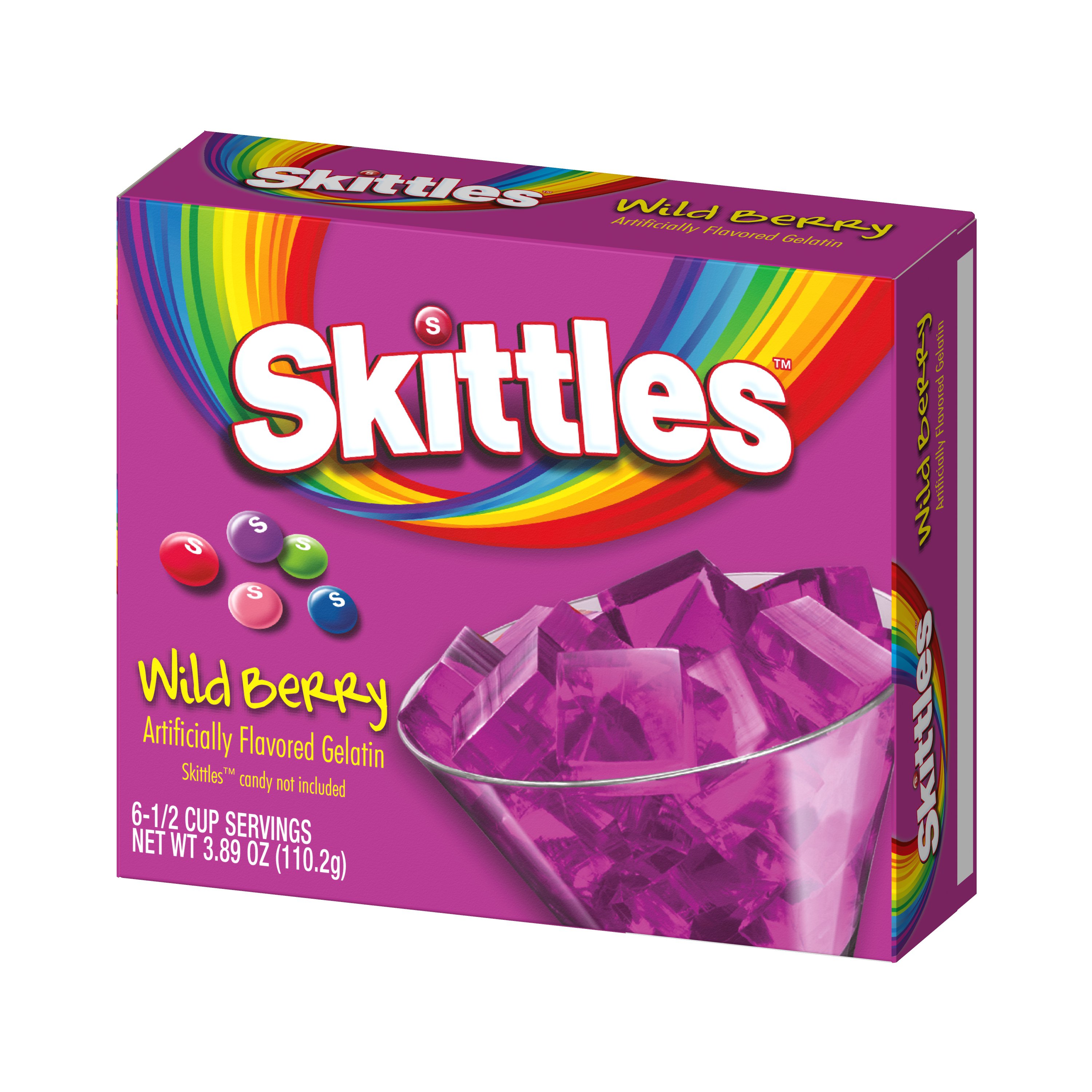 Skittles Wild Berry Gelatin Dessert Mix - Shop Pudding & gelatin mix at ...
