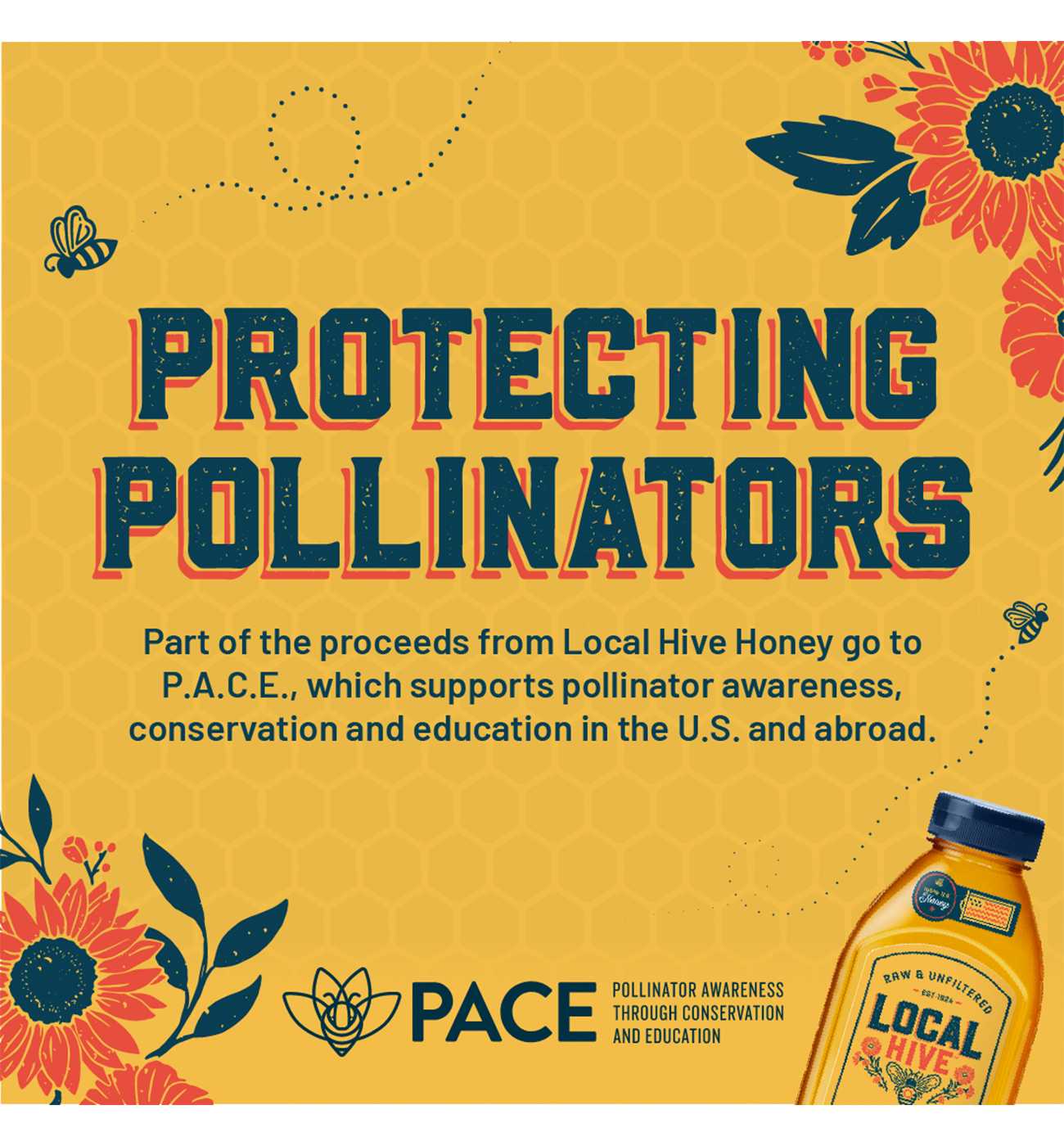 Local Hive Raw & Unfiltered Clover Honey - Shop Honey at H-E-B