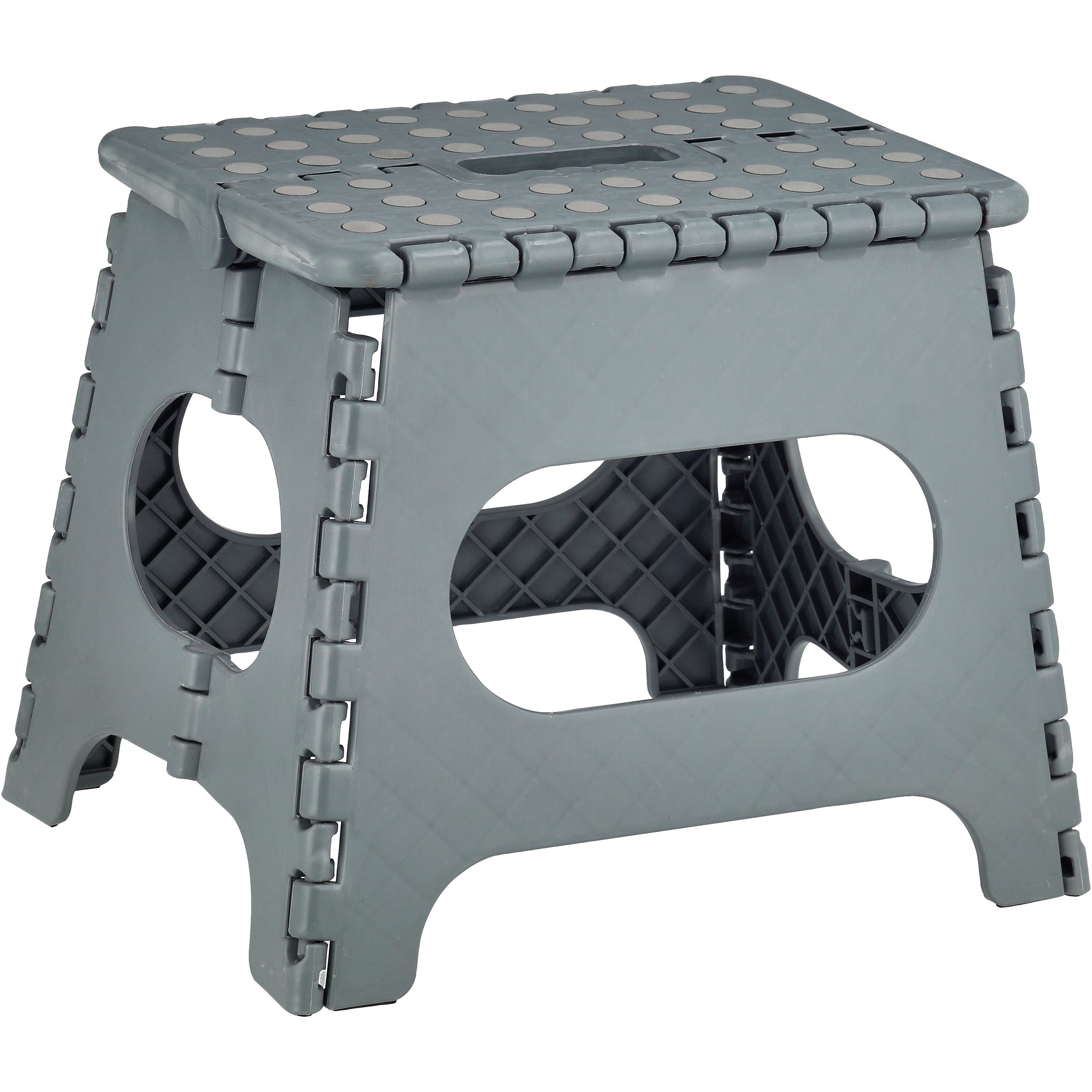 Collapsible Step Stool - Gray - Shop Closet & cabinet organizers at H-E-B