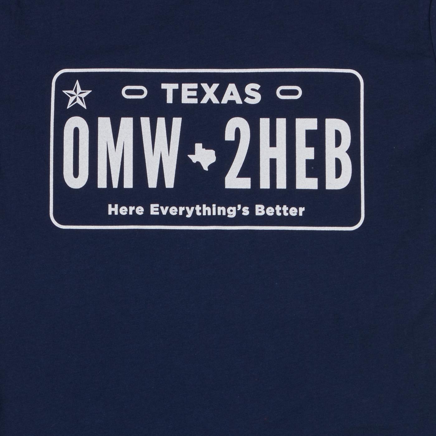 H-E-B Brand Shop OMW 2 HEB Adult T-Shirt - Navy - Shop Shirts & Tops at ...