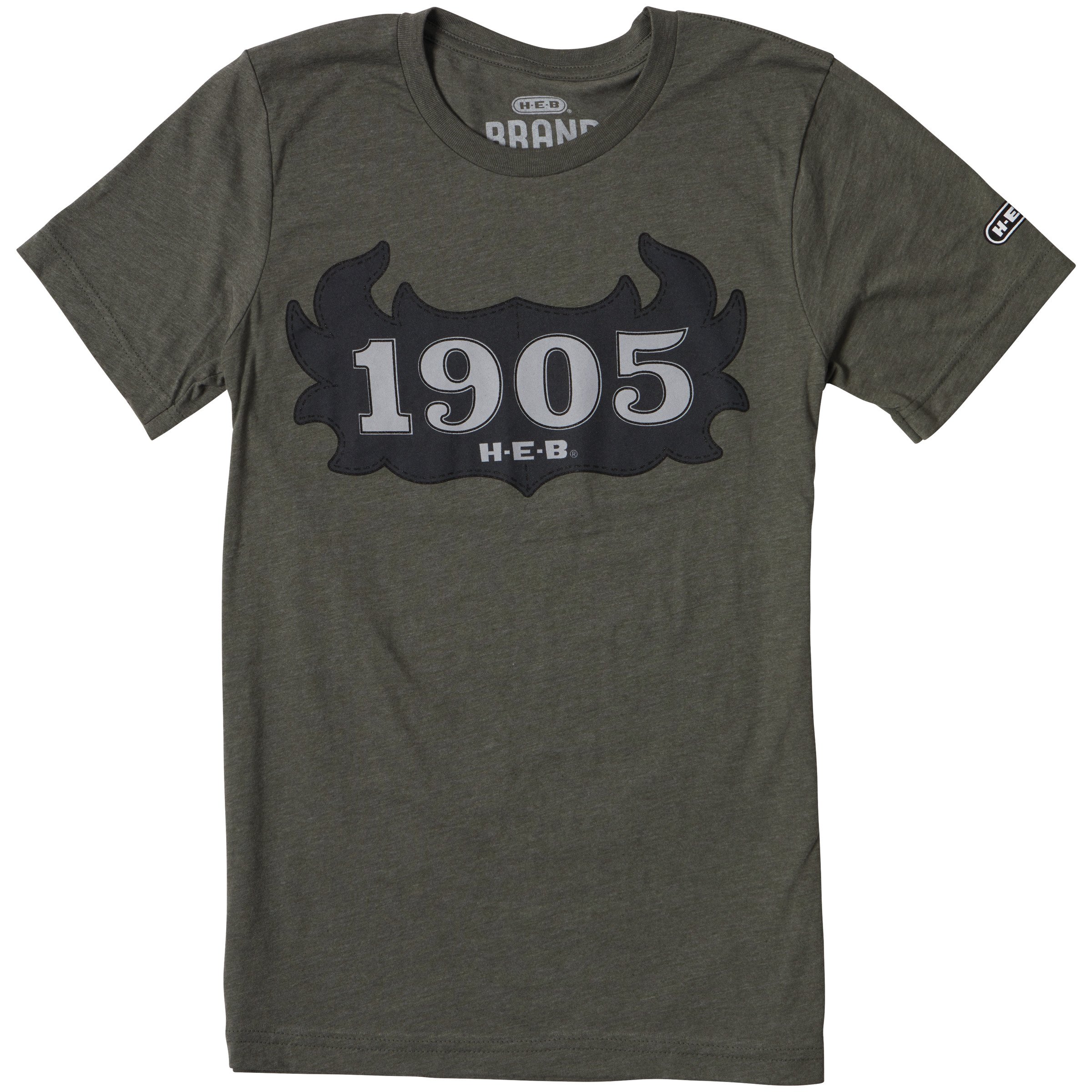 H-E-B Brand Shop 1905 Adult T-Shirt - Dark Green - Shop Shirts & Tops ...