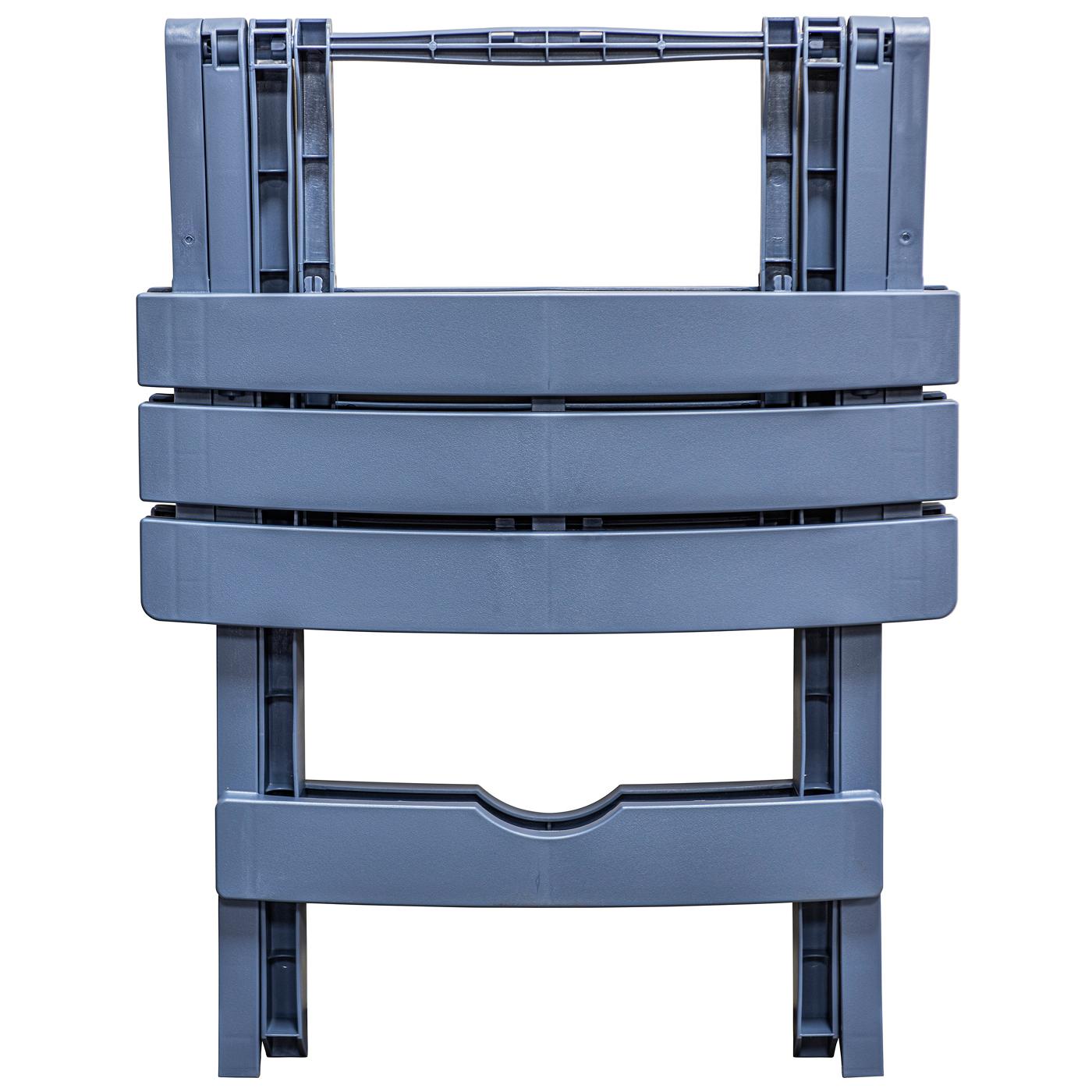 Adams Manufacturing Quick Fold Side Table - Bluestone - Shop Tables at ...