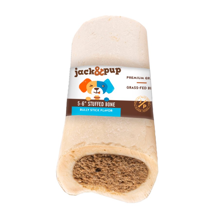 Jack & Pup Bully Stuffed Bone Dog Chew - Shop Dogs at H-E-B