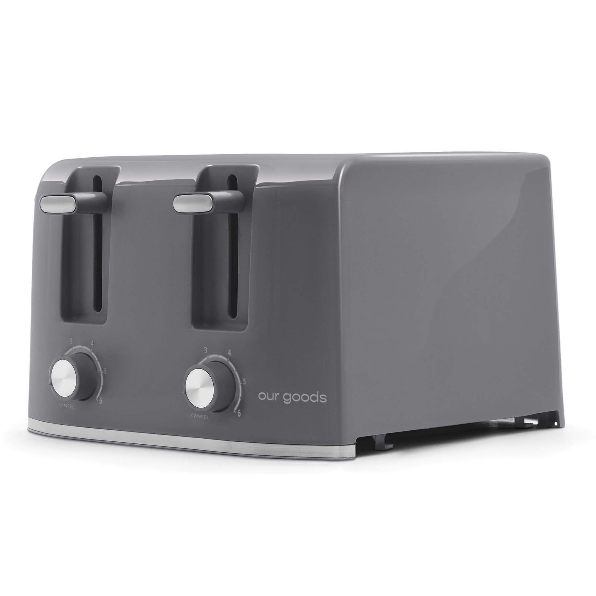 our goods 4 Slice Toaster - Pebble Gray - Shop Toasters at H-E-B