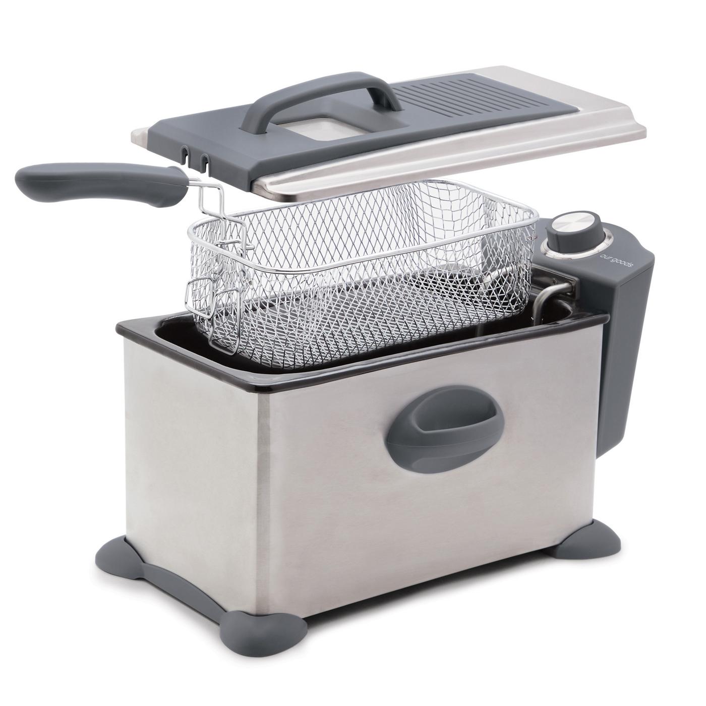 our goods Deep Fryer - Stainless Steel - Shop Cookers & roasters at H-E-B