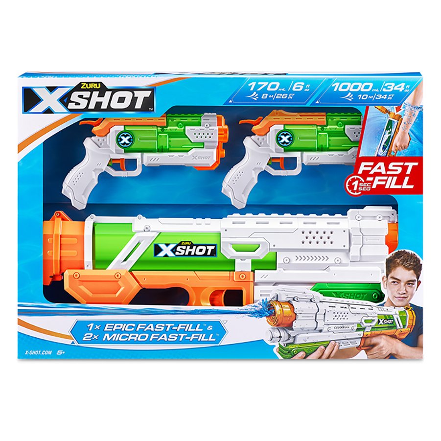 Zuru X-Shot Fast-Fill Epic & Micro Water Blasters - Shop Blasters at H-E-B