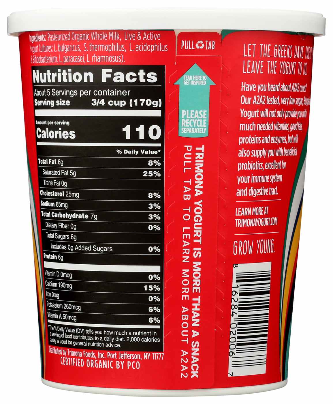 Trimona Plain Whole-Fat Bulgarian Yogurt - Shop Yogurt at H-E-B