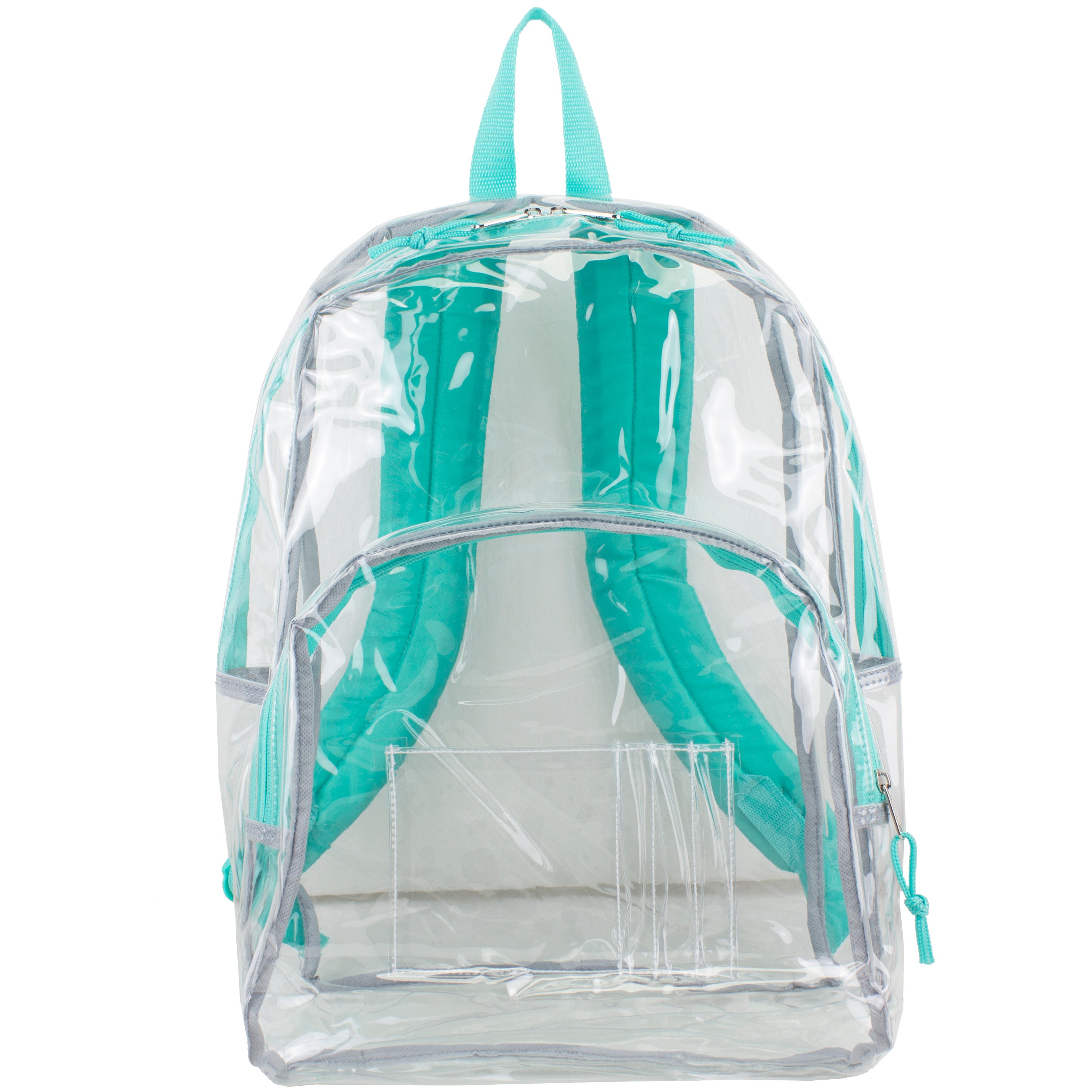 Eastsport Transparent Large Backpack with Turquoise Straps - Shop ...