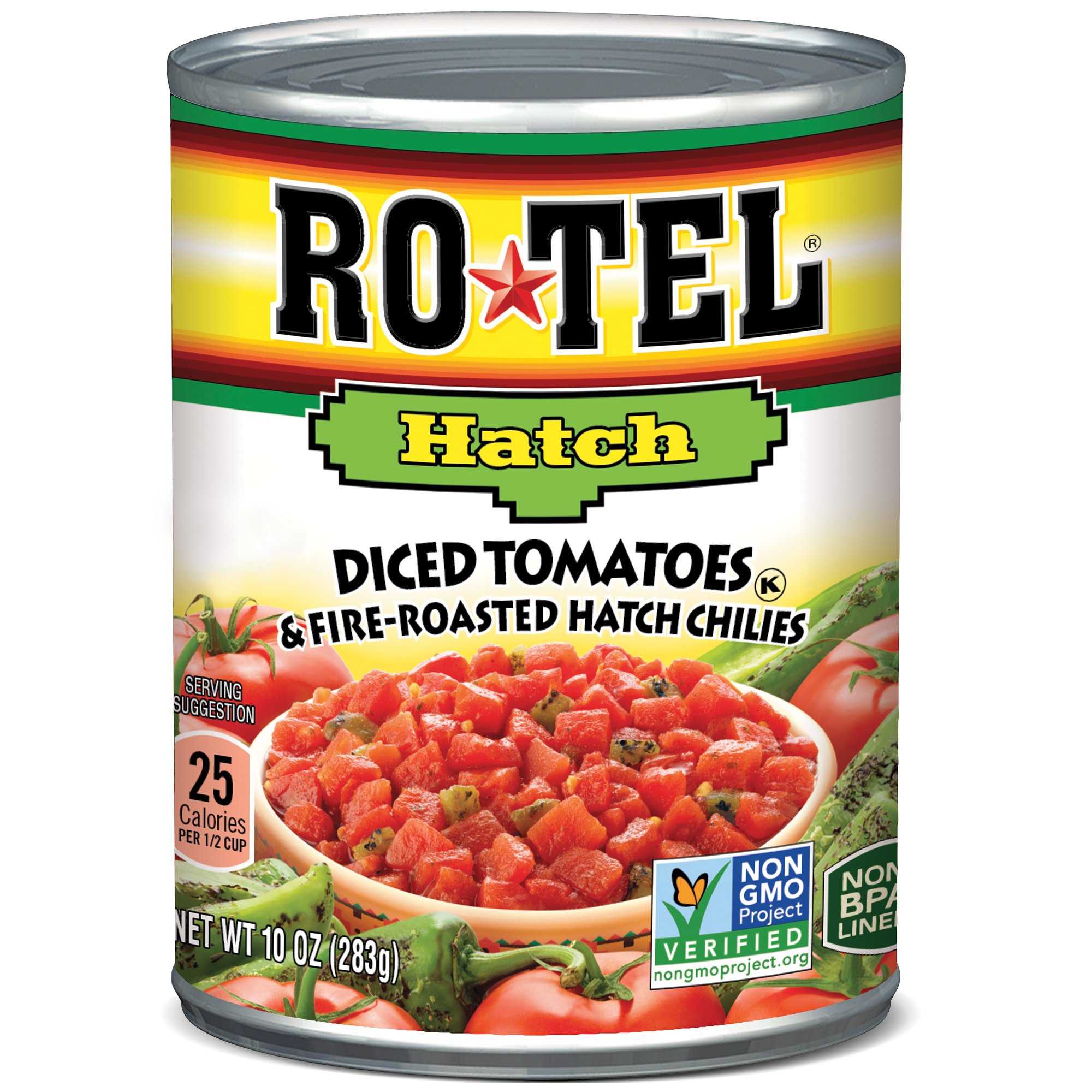 Ro-Tel Hatch Diced Tomatoes & Fire-Roasted Hatch Chilies - Shop ...