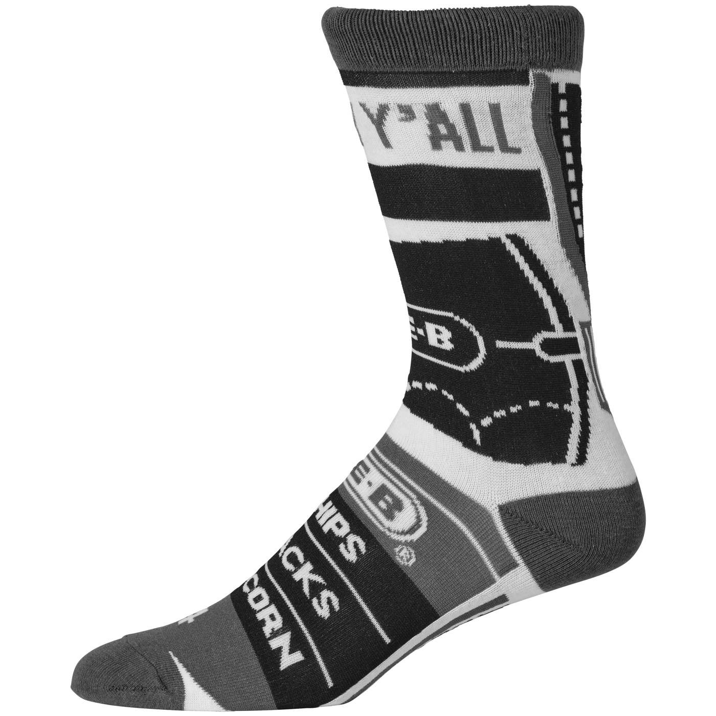 H-E-B Brand Shop Howdy Y’all Adult Socks - Black - Shop Hats at H-E-B