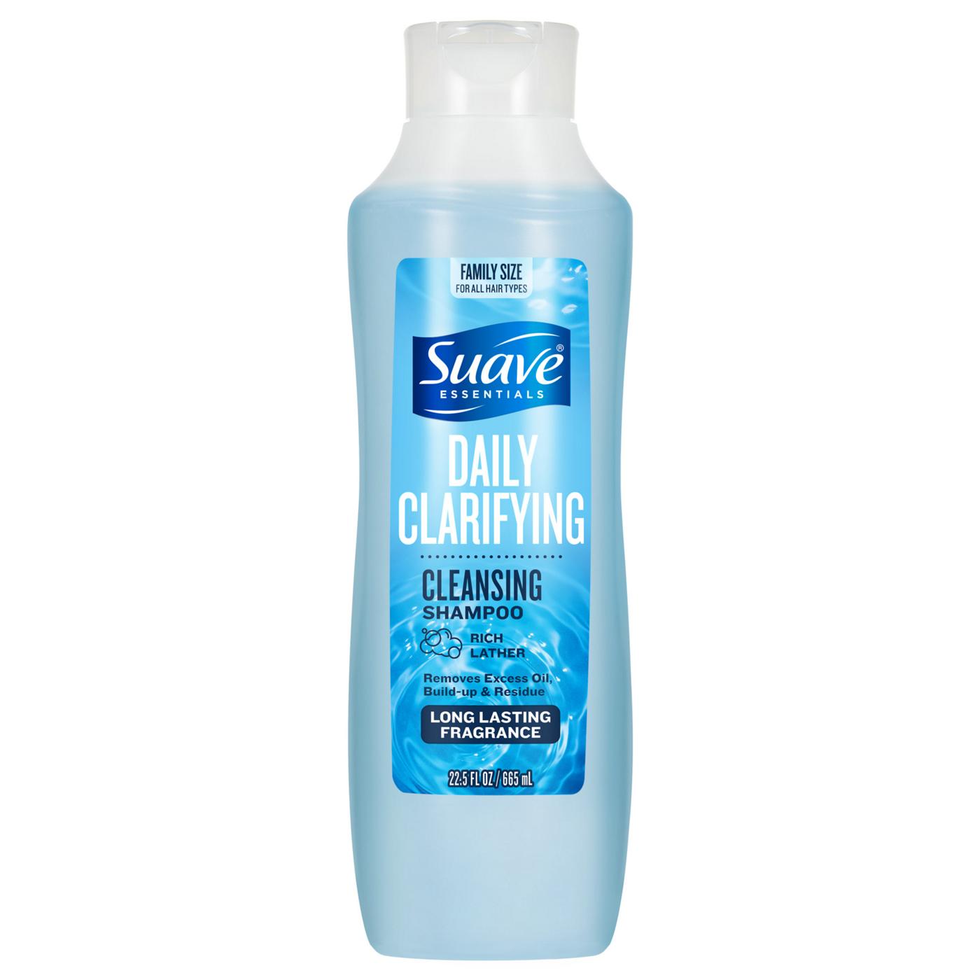 Suave Essentials Cleansing Shampoo - Daily Clarifying - Shop Shampoo ...