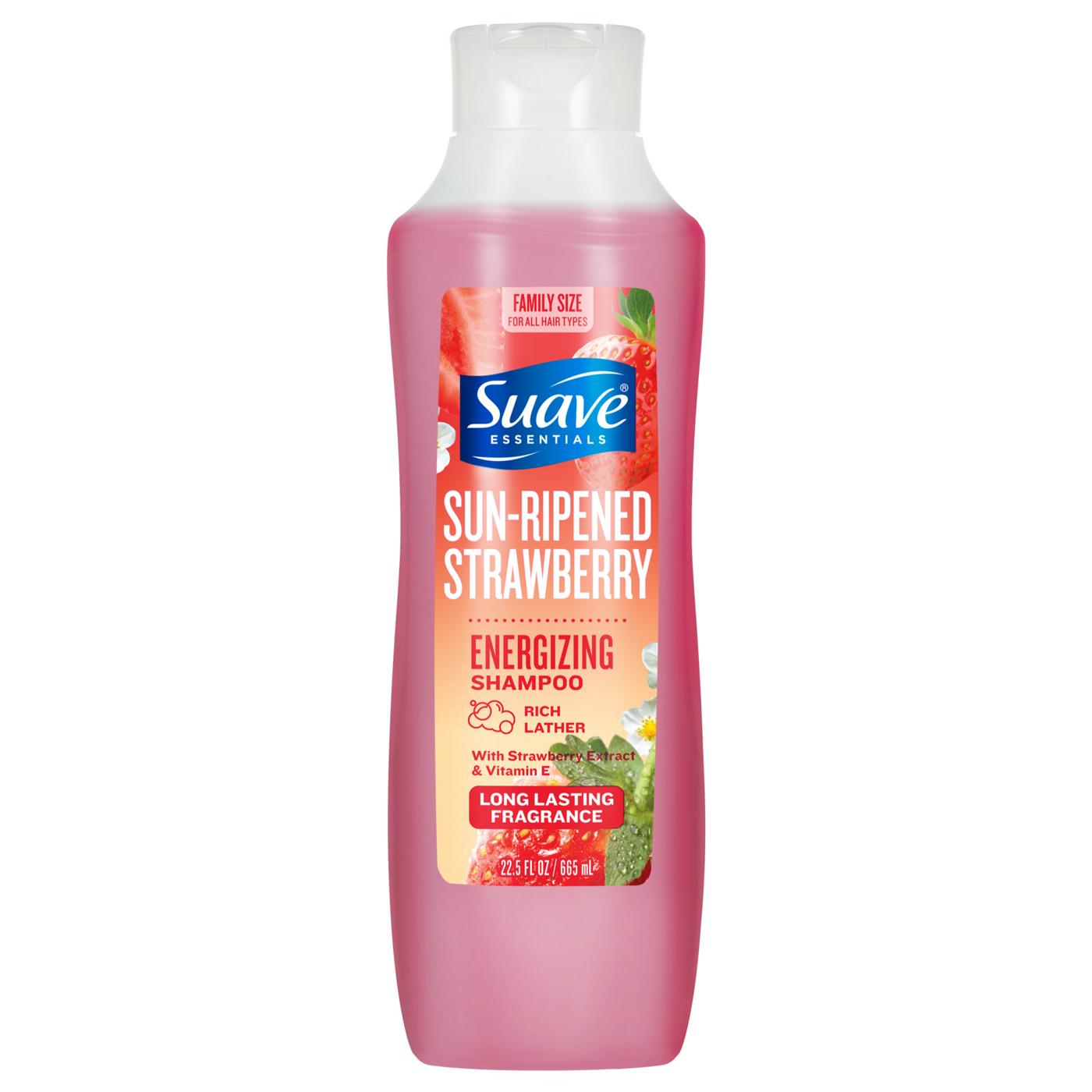 Suave Essentials Energizing Shampoo - Strawberry - Shop Shampoo ...