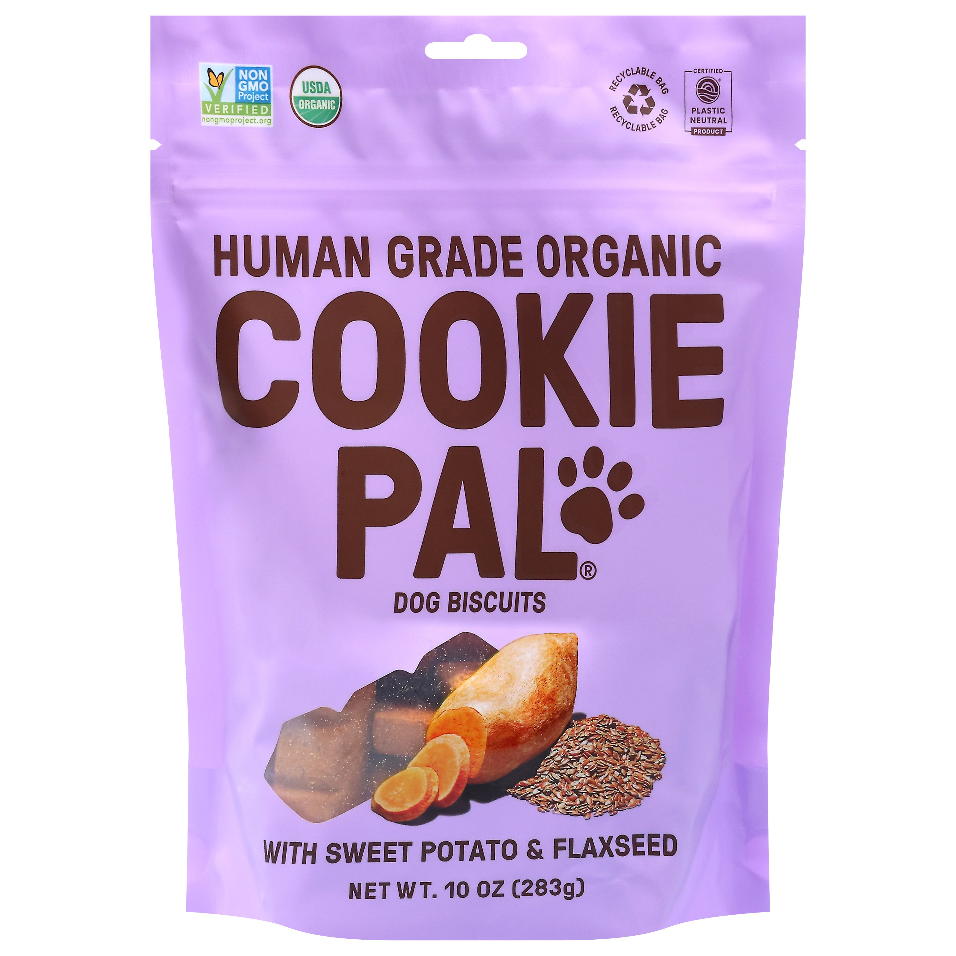 Cookie Pal Sweet Potato and Flaxseed Organic Dog Treats - Shop Biscuits ...