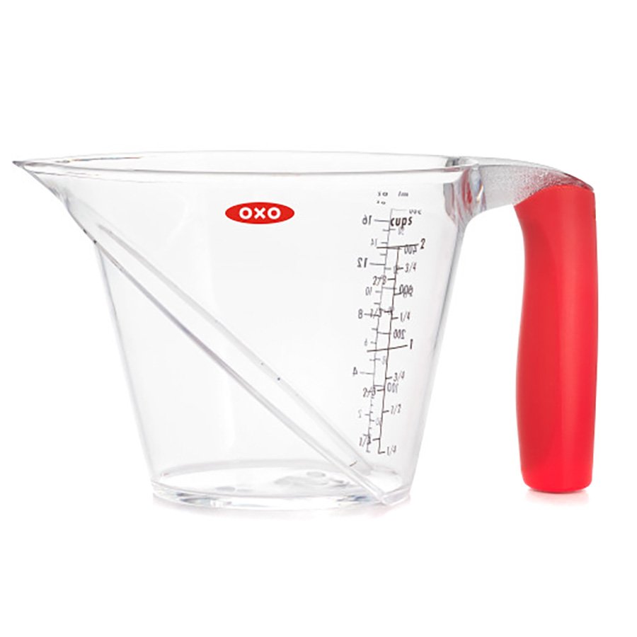 Oxo SoftWorks Angled Measuring Cup - Red - Shop Utensils & gadgets at H-E-B