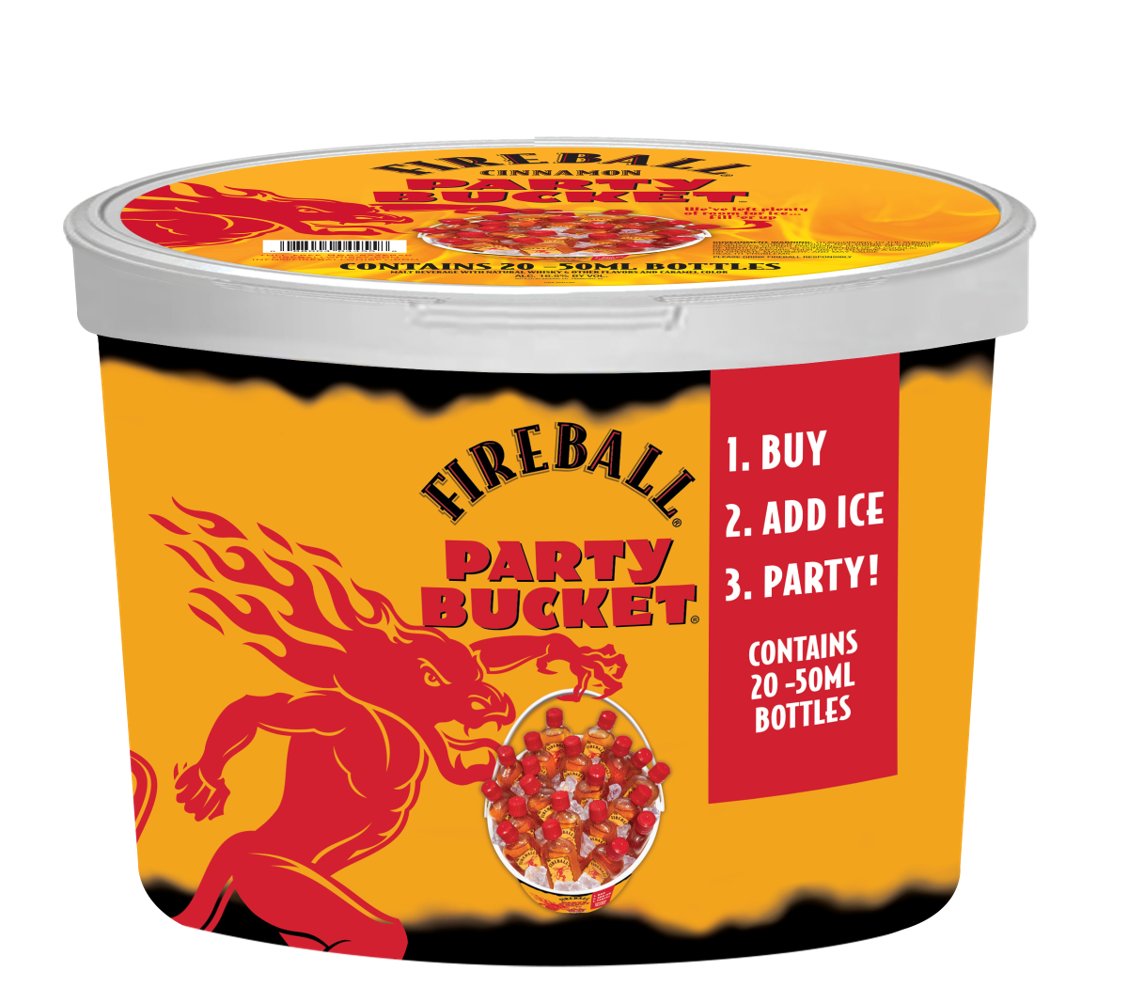 Fireball Cinnamon Party Bucket - Shop Malt beverages & coolers at H-E-B