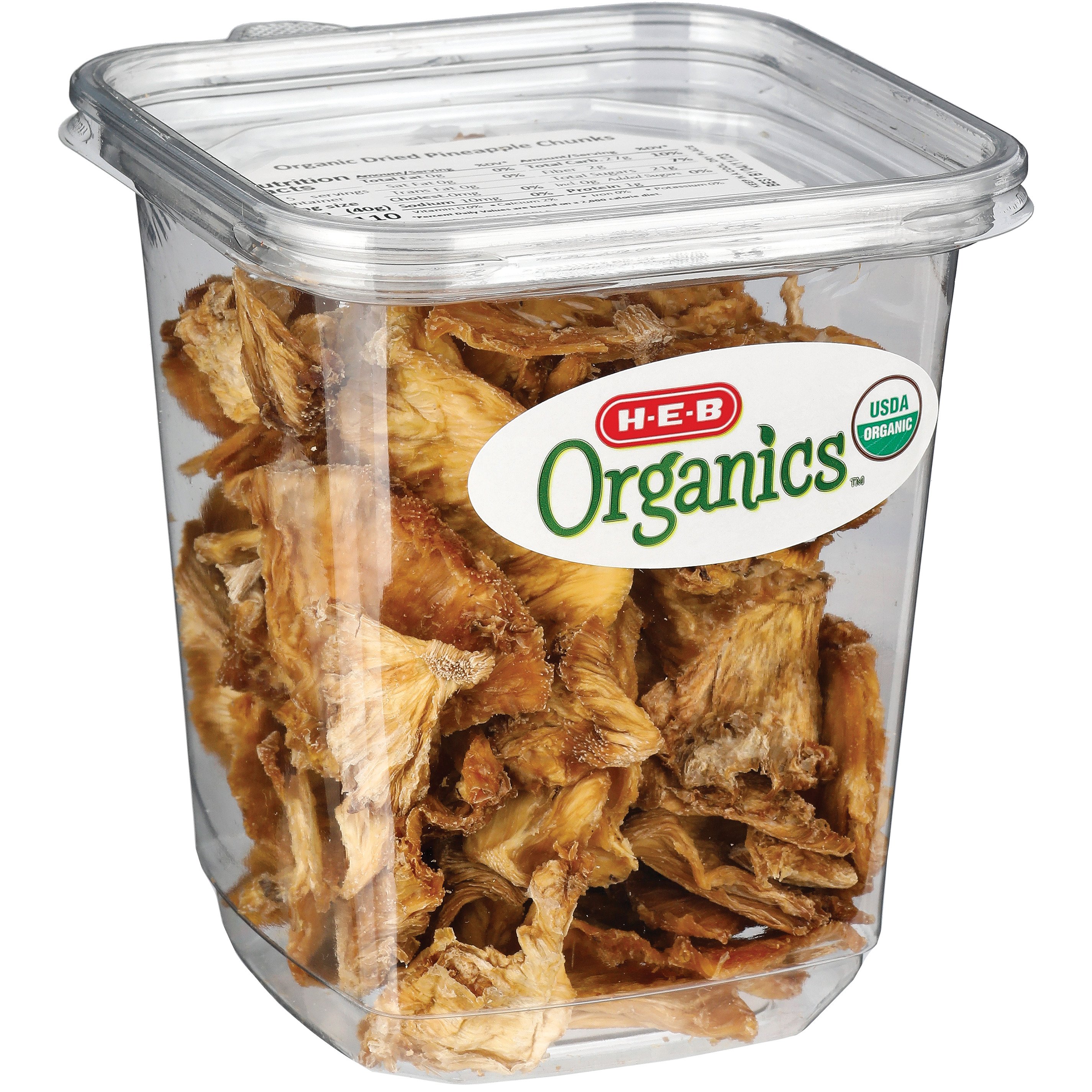 H-E-B Organics Prepackaged Pineapple Chunks - Shop Tropical & specialty ...