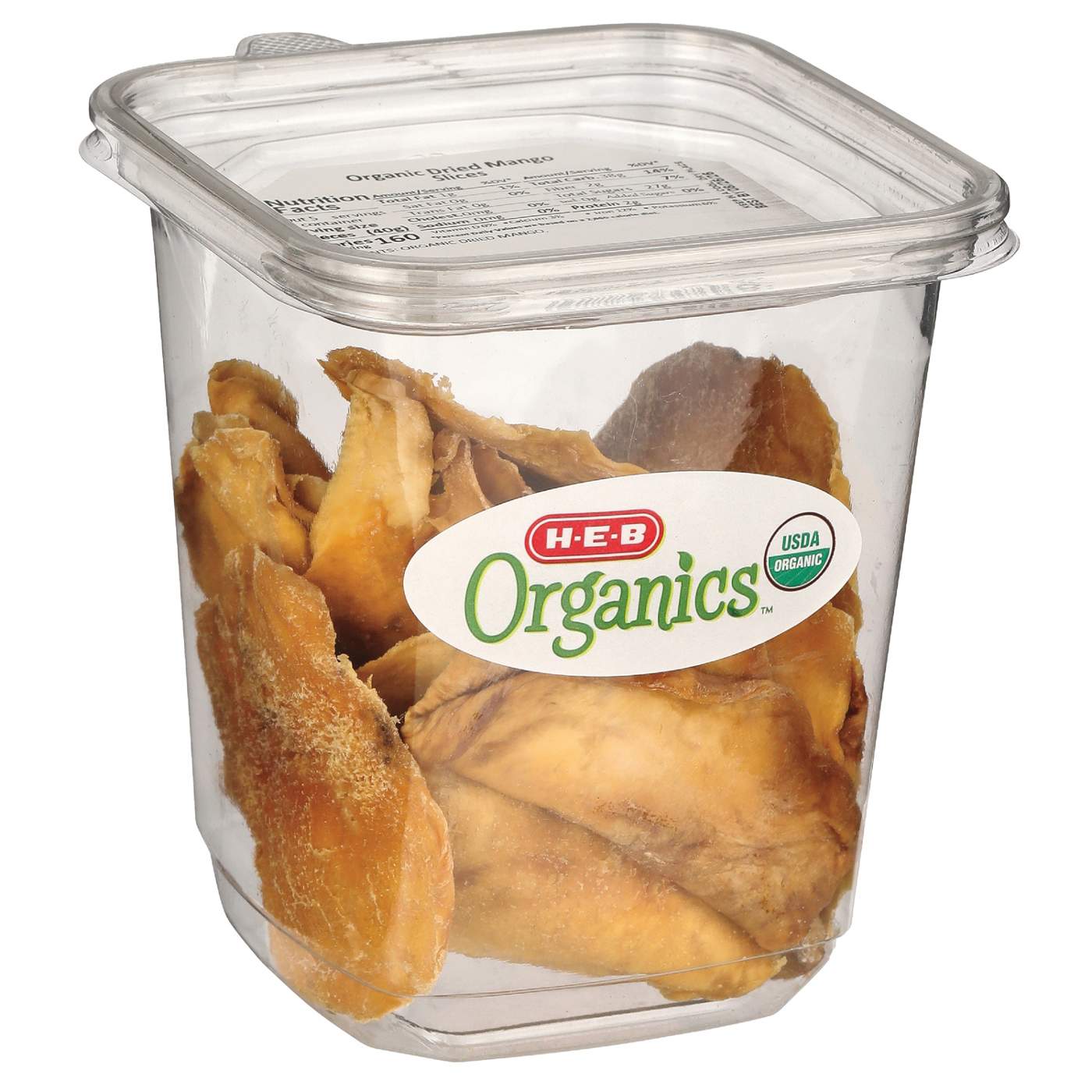 H-E-B Organics Dried Mango Chunks - Shop Tropical & specialty at H-E-B