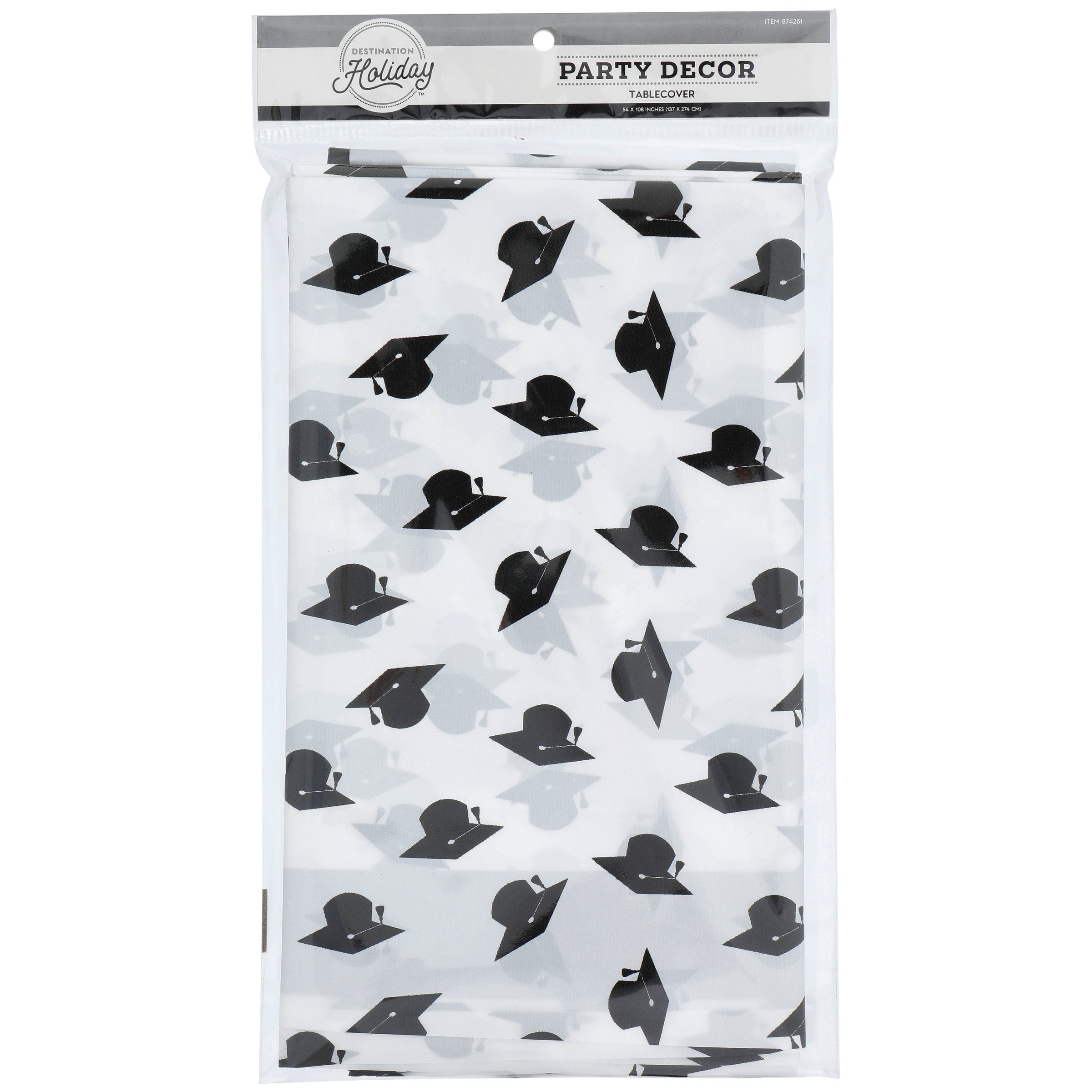 Destination Holiday Graduation Cap Toss Reusable Tablecover - Shop ...