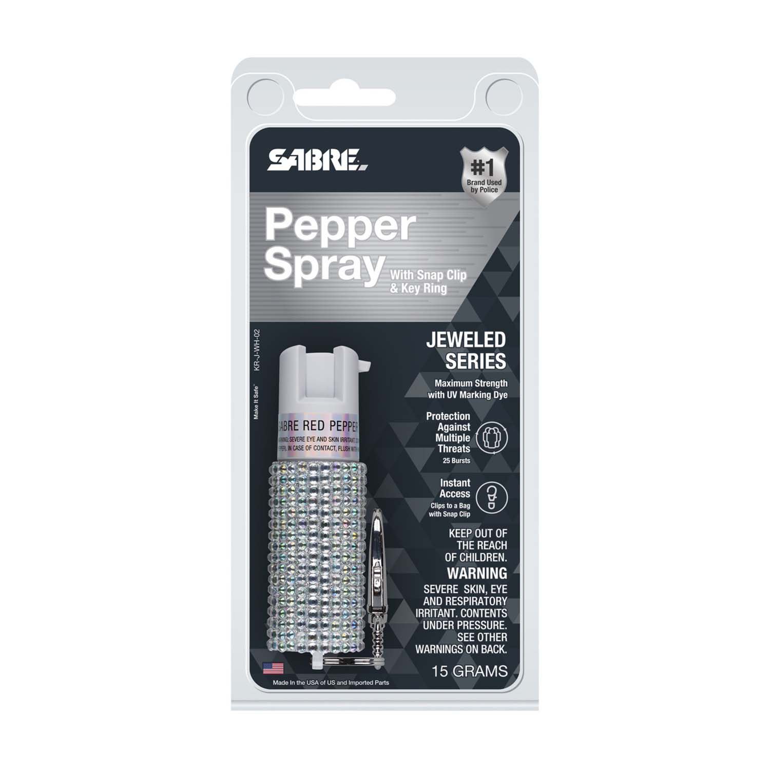 Sabre Jeweled Pepper Spray - Shop Clips & key rings at H-E-B