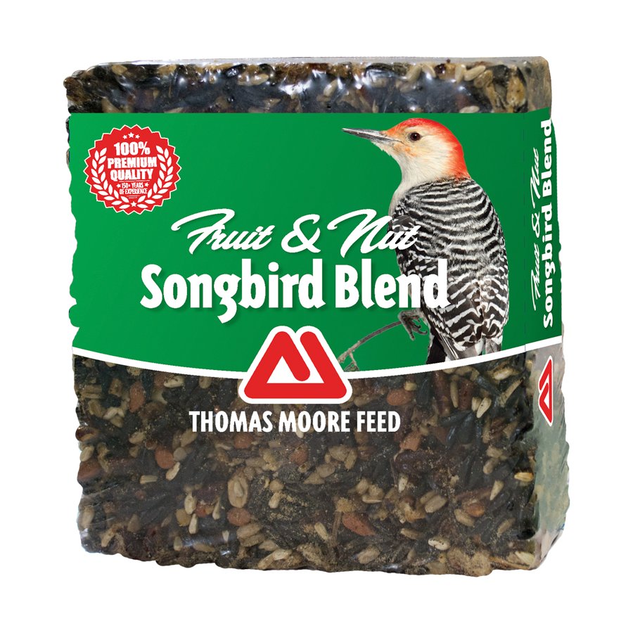 Thomas Moore Feed Fruit & Nut Songbird Blend Small Seed Block - Shop ...