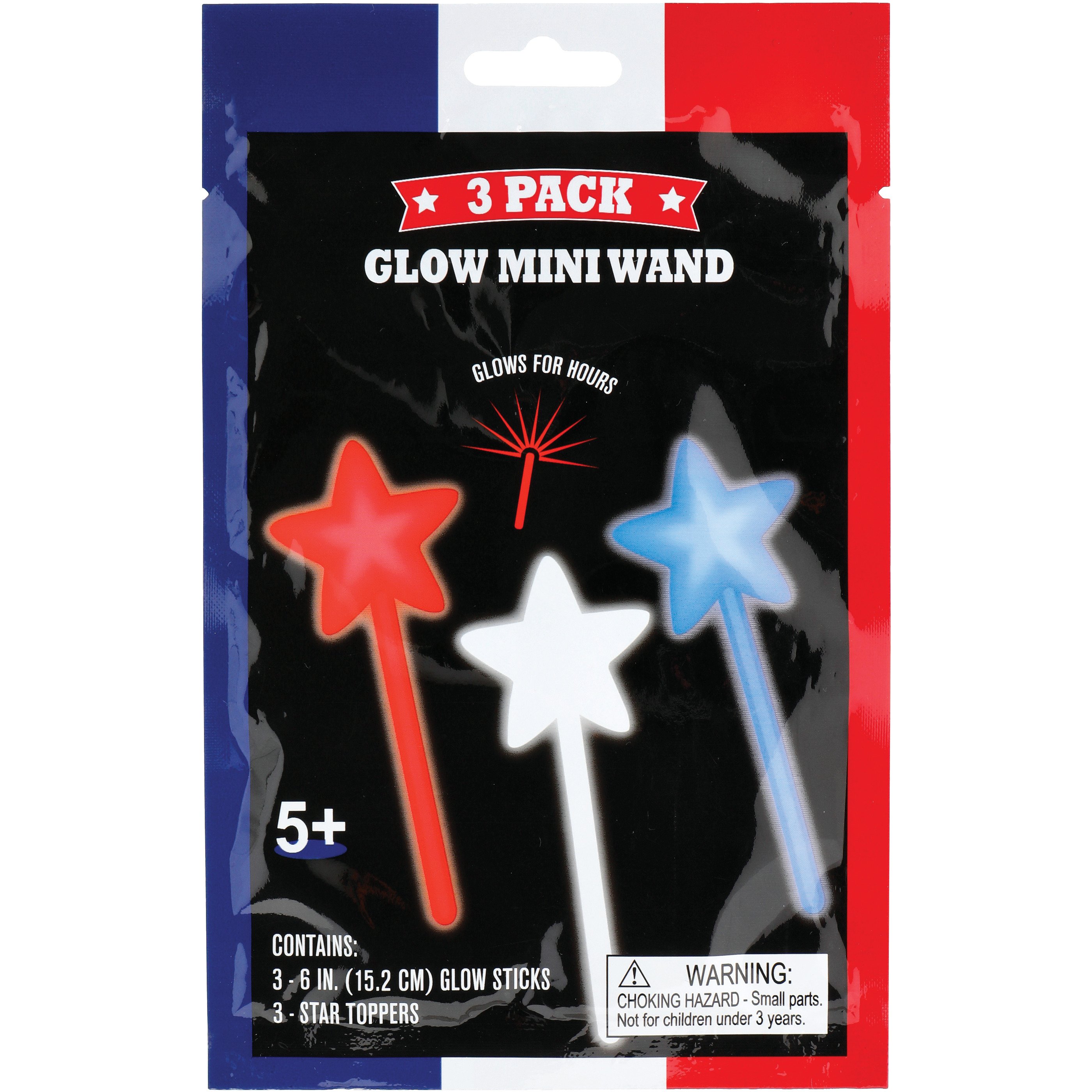 Destination Holiday Patriotic Glow Mini Star Wands - Shop Favors at H-E-B