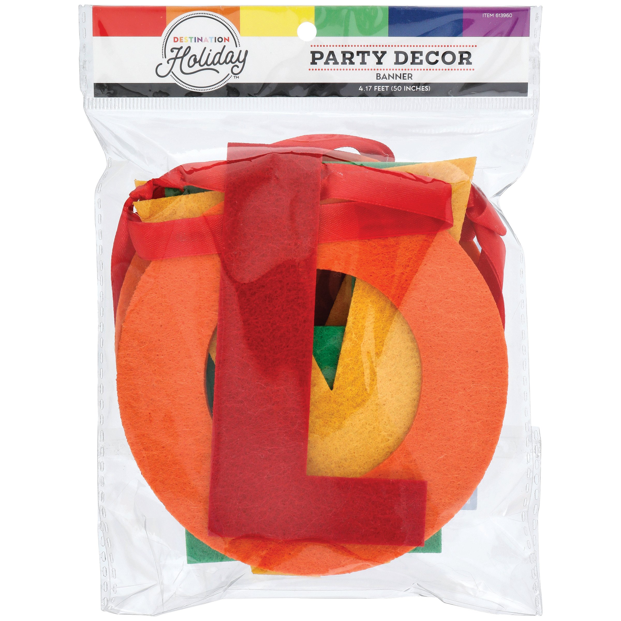 Destination Holiday Love Is Love Pride Felt Banner - Shop Party Decor ...