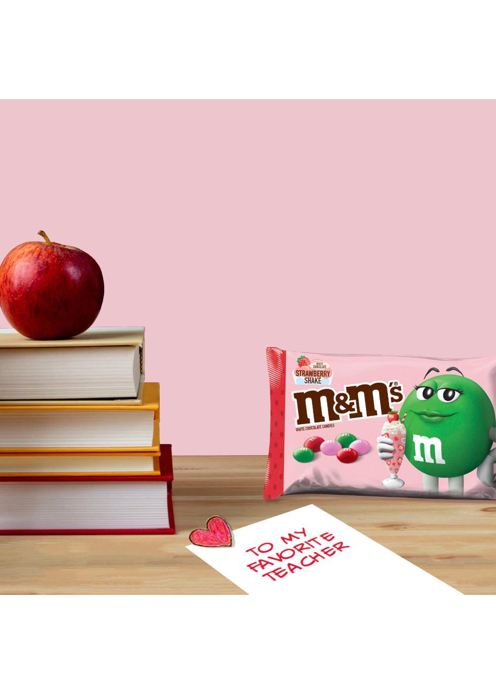 M&M'S White Chocolate Strawberry Shake Valentine's Candy - Shop Candy ...