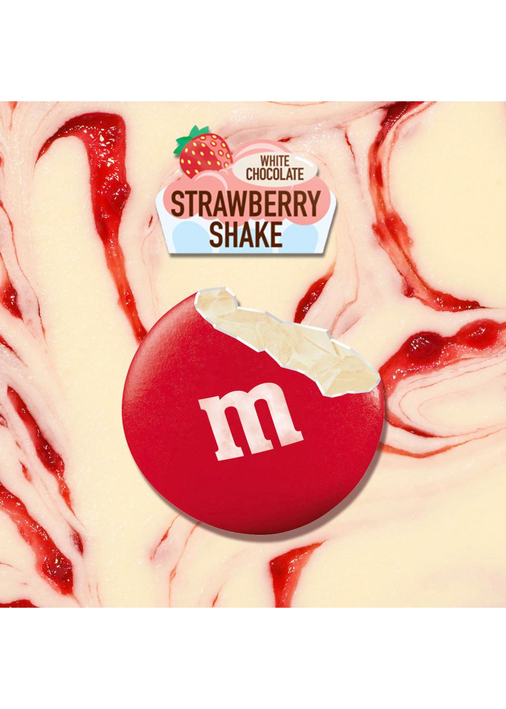 M&M'S White Chocolate Strawberry Shake Valentine's Candy - Shop Candy ...