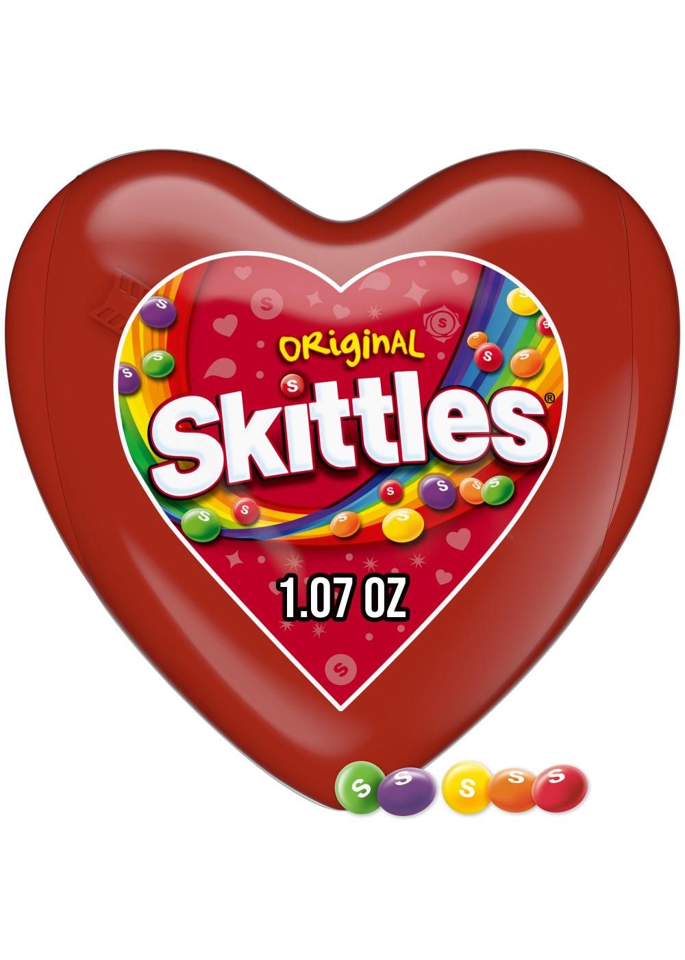 Skittles Original Candy Valentine's Heart Gift Box - Shop Candy at H-E-B