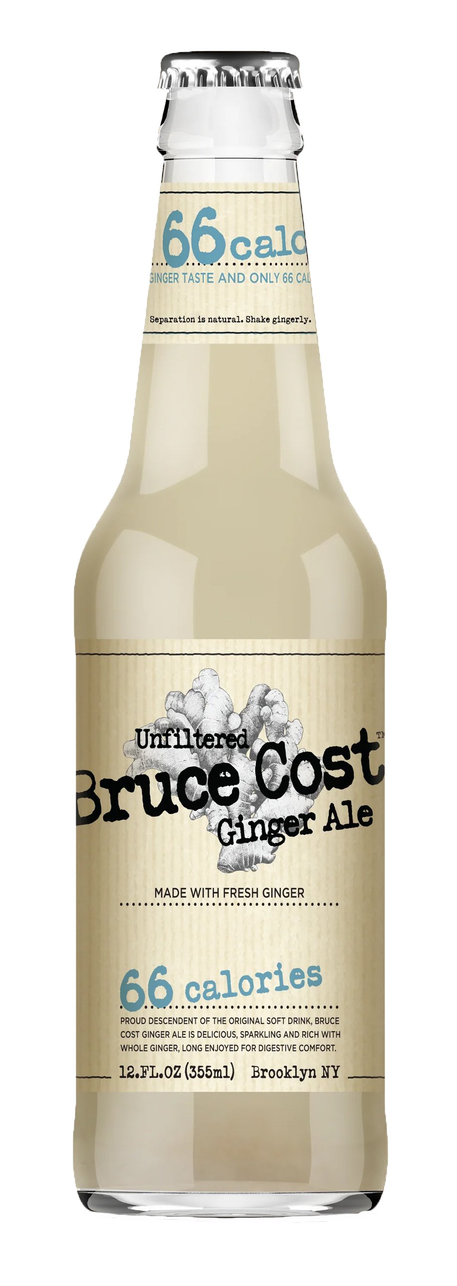Bruce Cost Ginger Ale 66 with Monk Fruit, 12 oz | Central Market ...