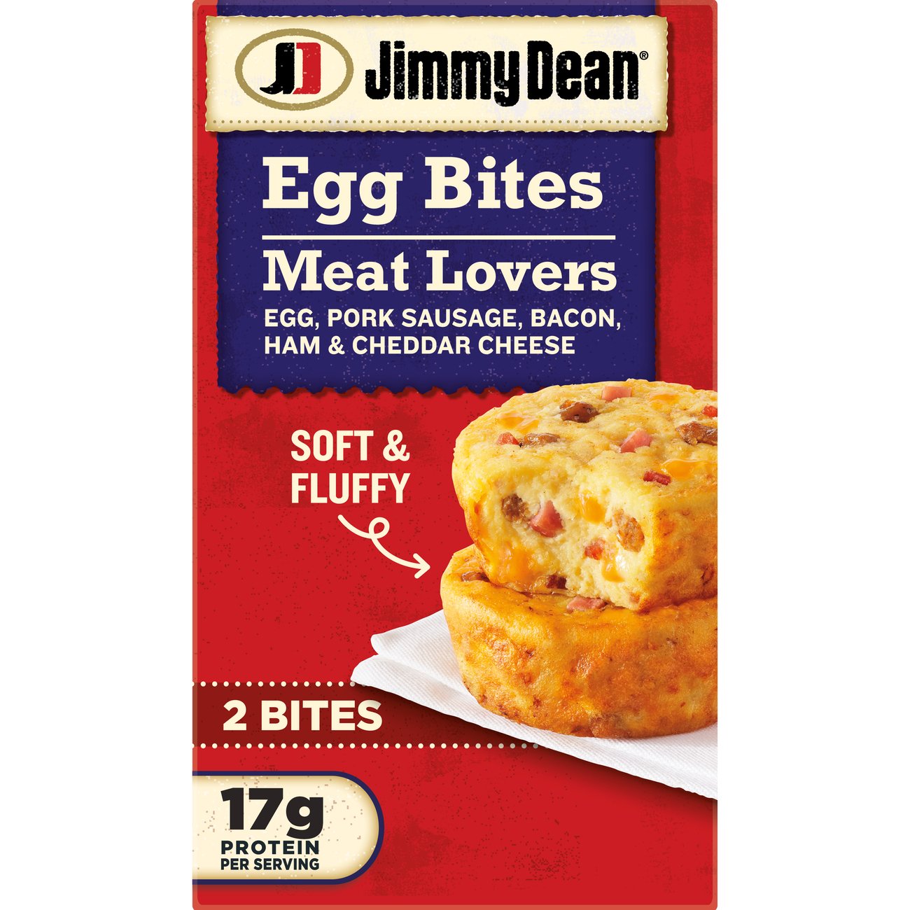 Jimmy Dean Meat Lovers Egg Bites - Shop Entrees & sides at H-E-B
