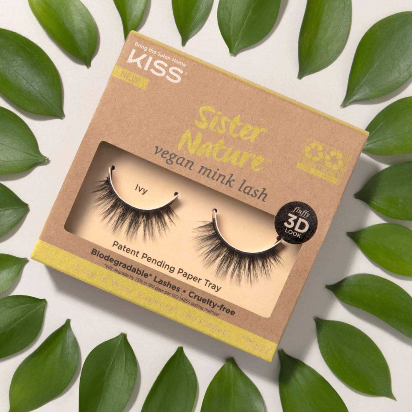 KISS Sister Nature Vegan Mink Lash - Ivy - Shop False eyelashes at H-E-B