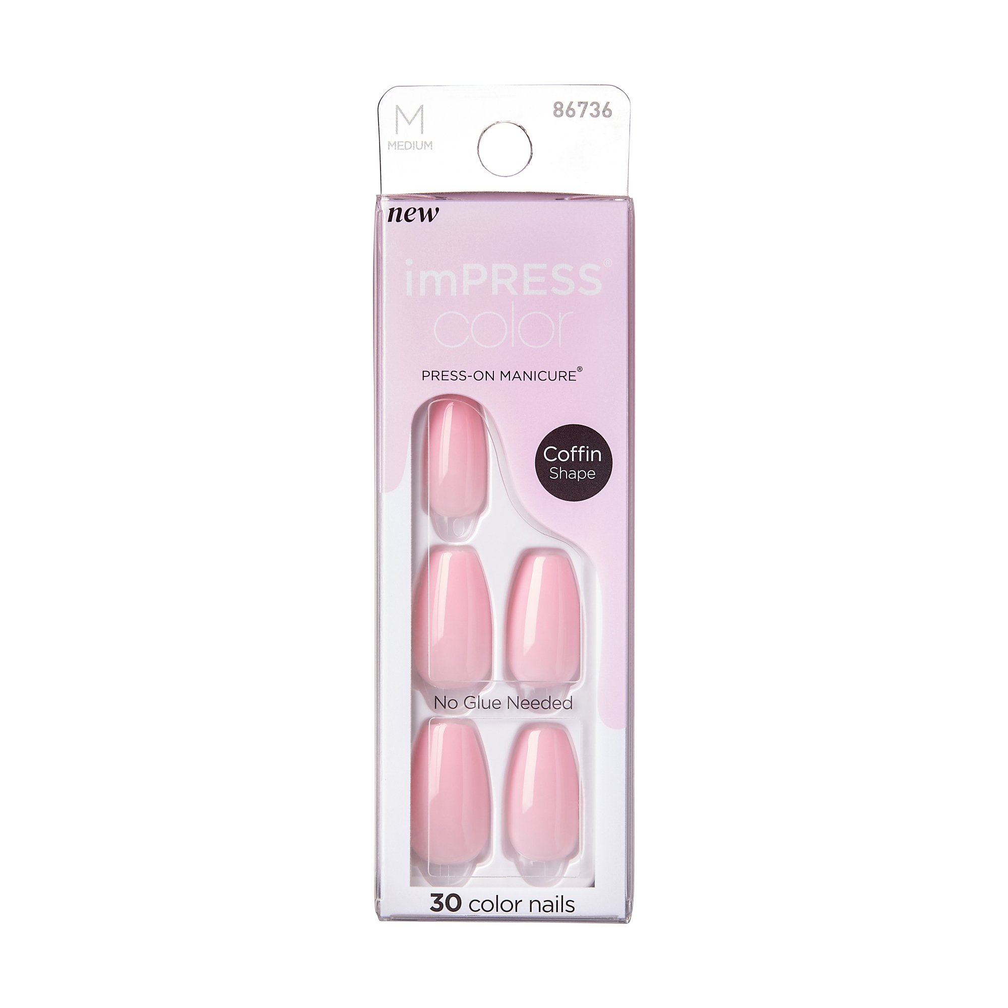 KISS imPRESS Color Press-On Manicure - Pink Dream - Shop Nail sets at H-E-B