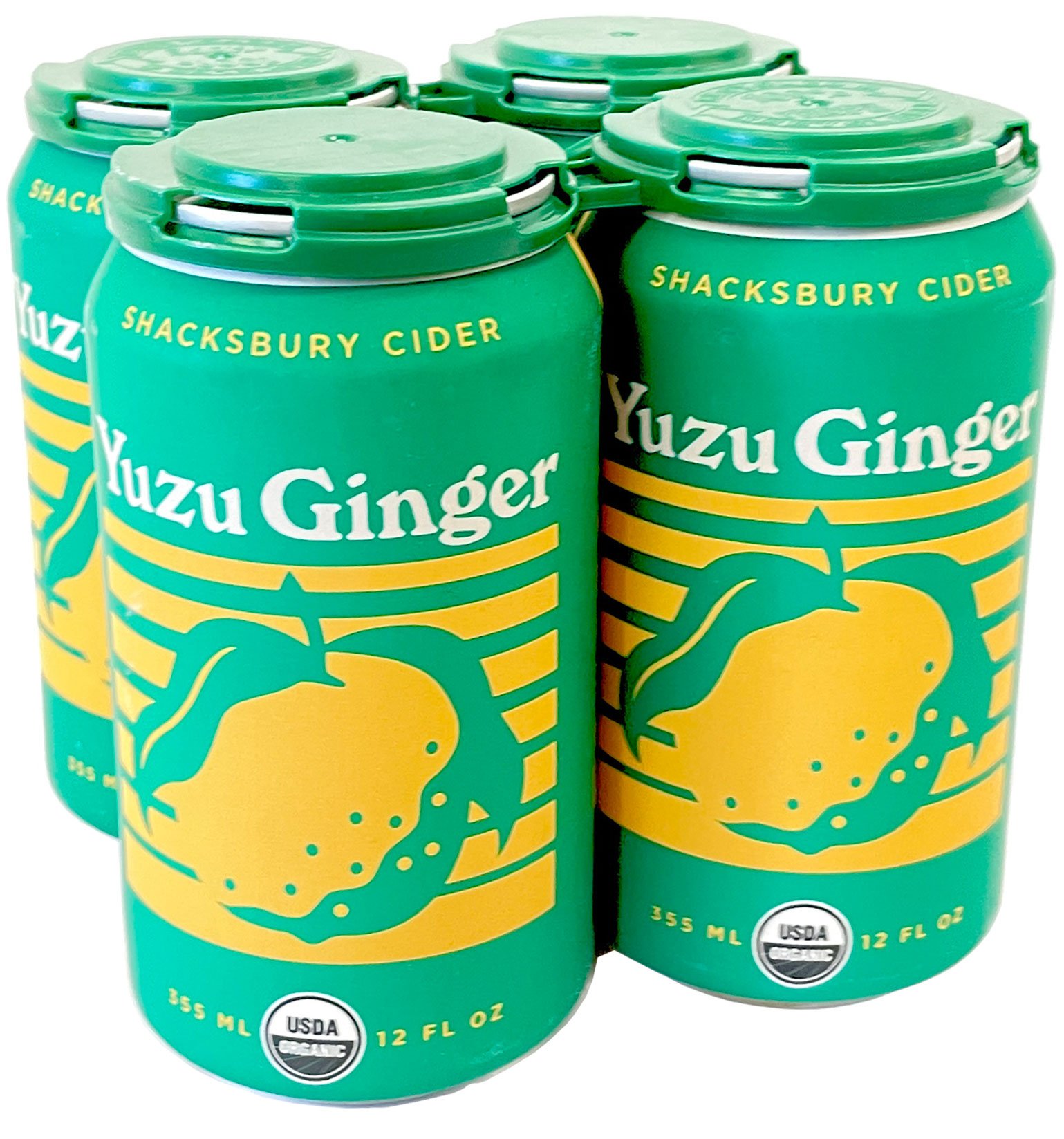 Shacksbury Yuzu Ginger Cider 12 oz Cans - Shop Hard cider at H-E-B
