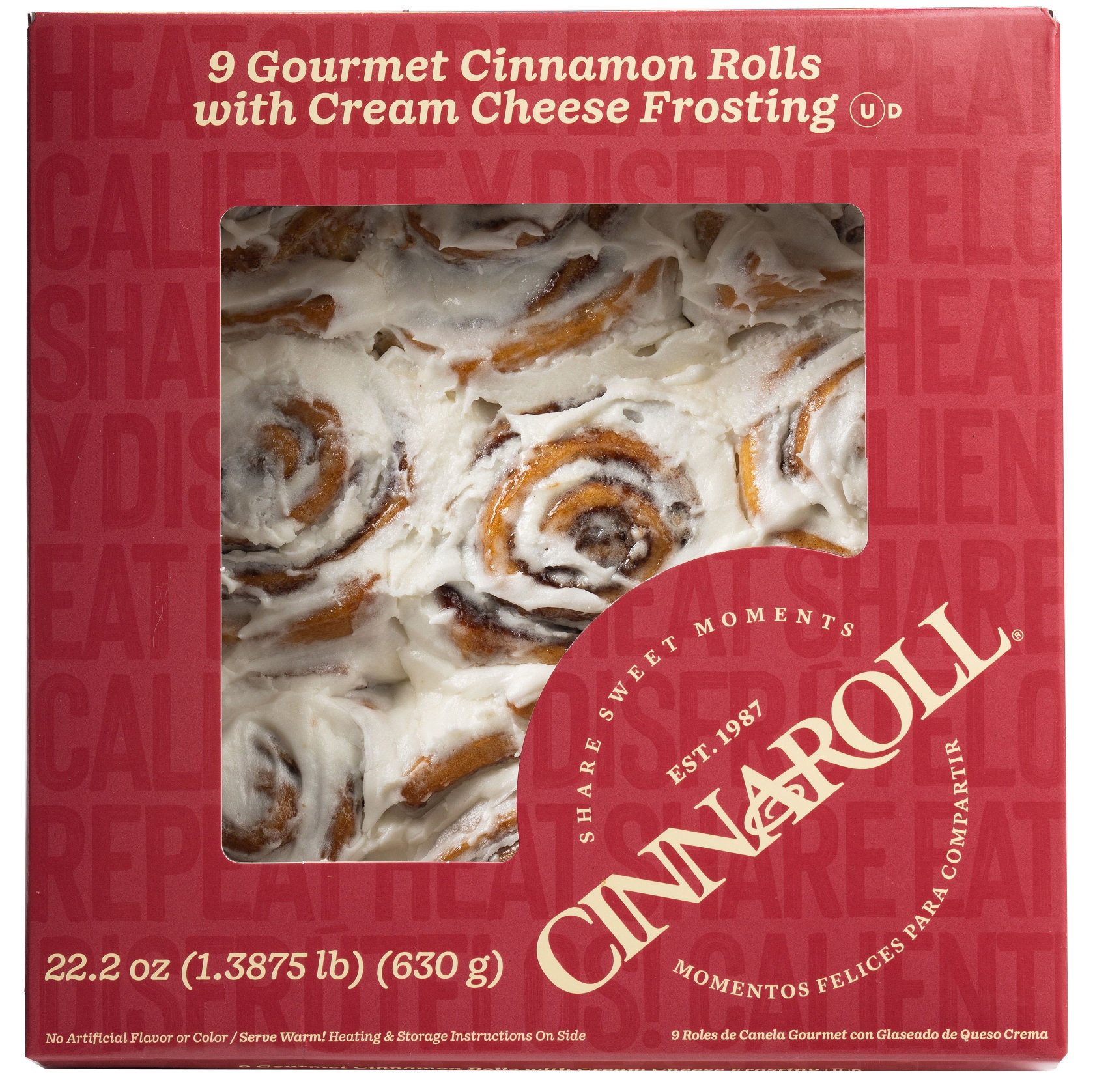 Cinnaroll Gourmet Cream Cheese Cinnamon Rolls, 9 ct | Central Market ...