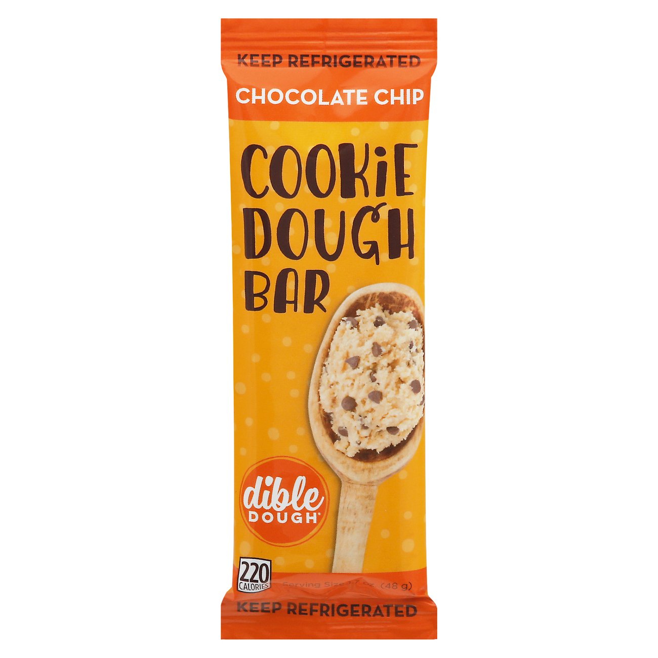 Dible Dough Chocolate Chip Cookie Dough Bar - Shop Biscuit & cookie ...