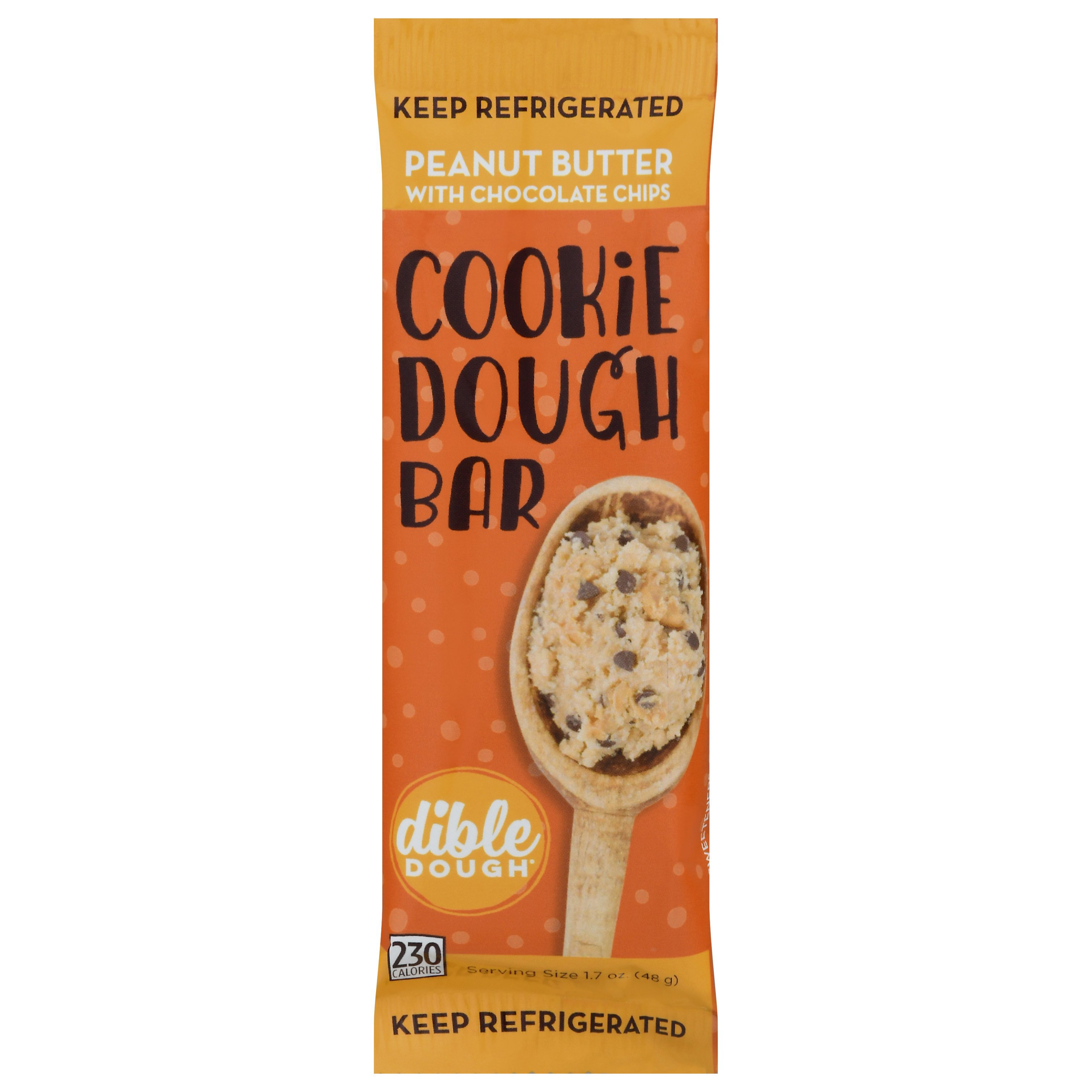 Dible Dough Peanut Butter Cookie Dough Bar - Shop Biscuit & cookie ...