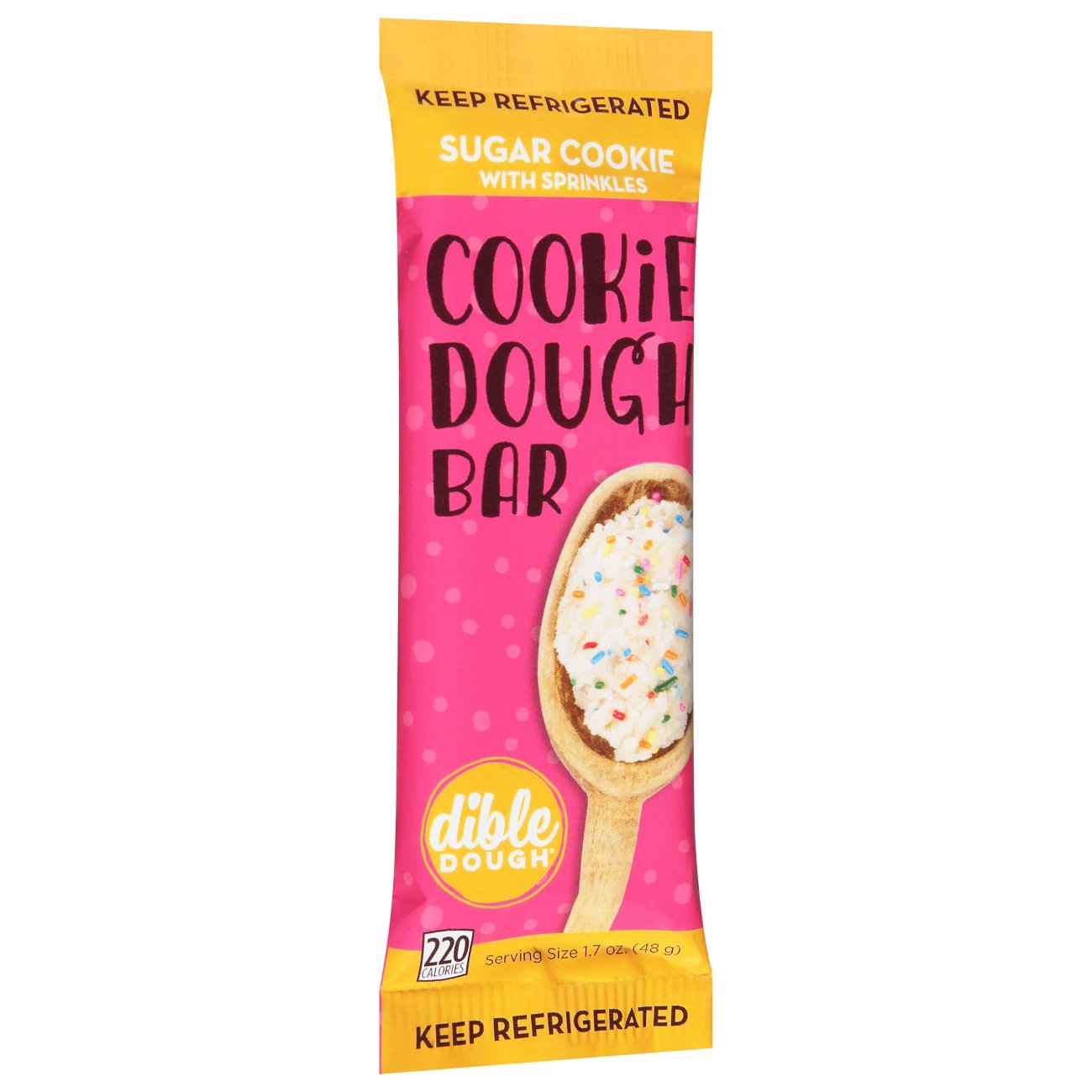 Dible Dough Sugar Cookie Cookie Dough Bar - Shop Biscuit & cookie dough ...