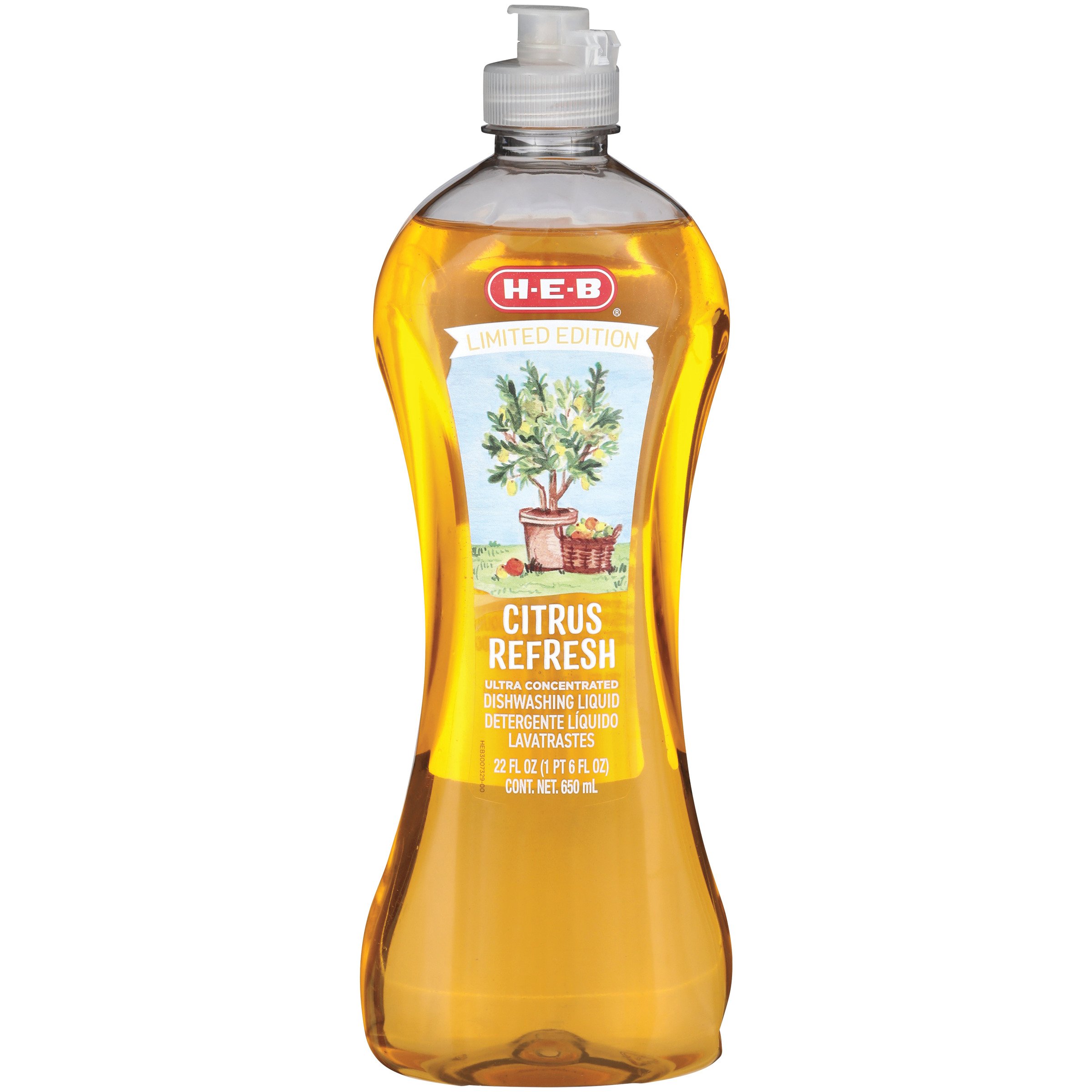 H-E-B Ultra Concentrated Dishwashing Liquid - Citrus Refresh - Shop ...