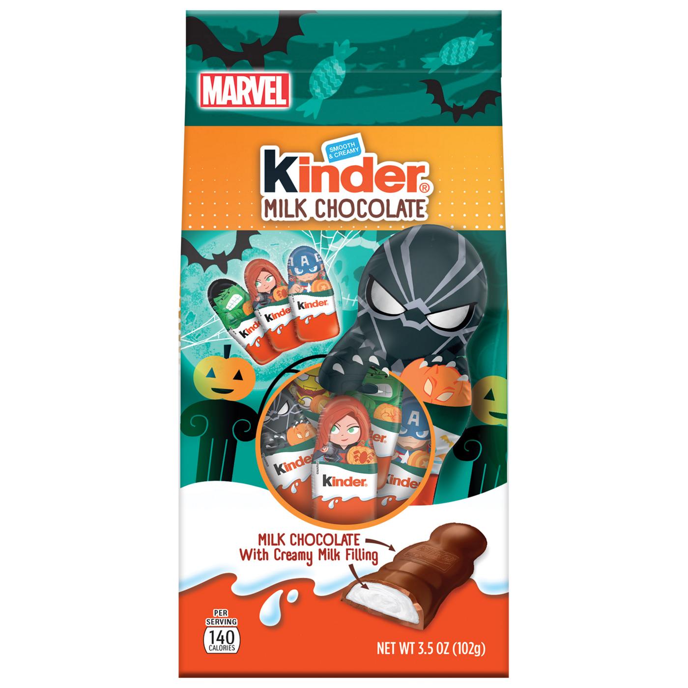 Kinder Milk Chocolate Holiday Marvel Figures Bag - Shop Candy at H-E-B