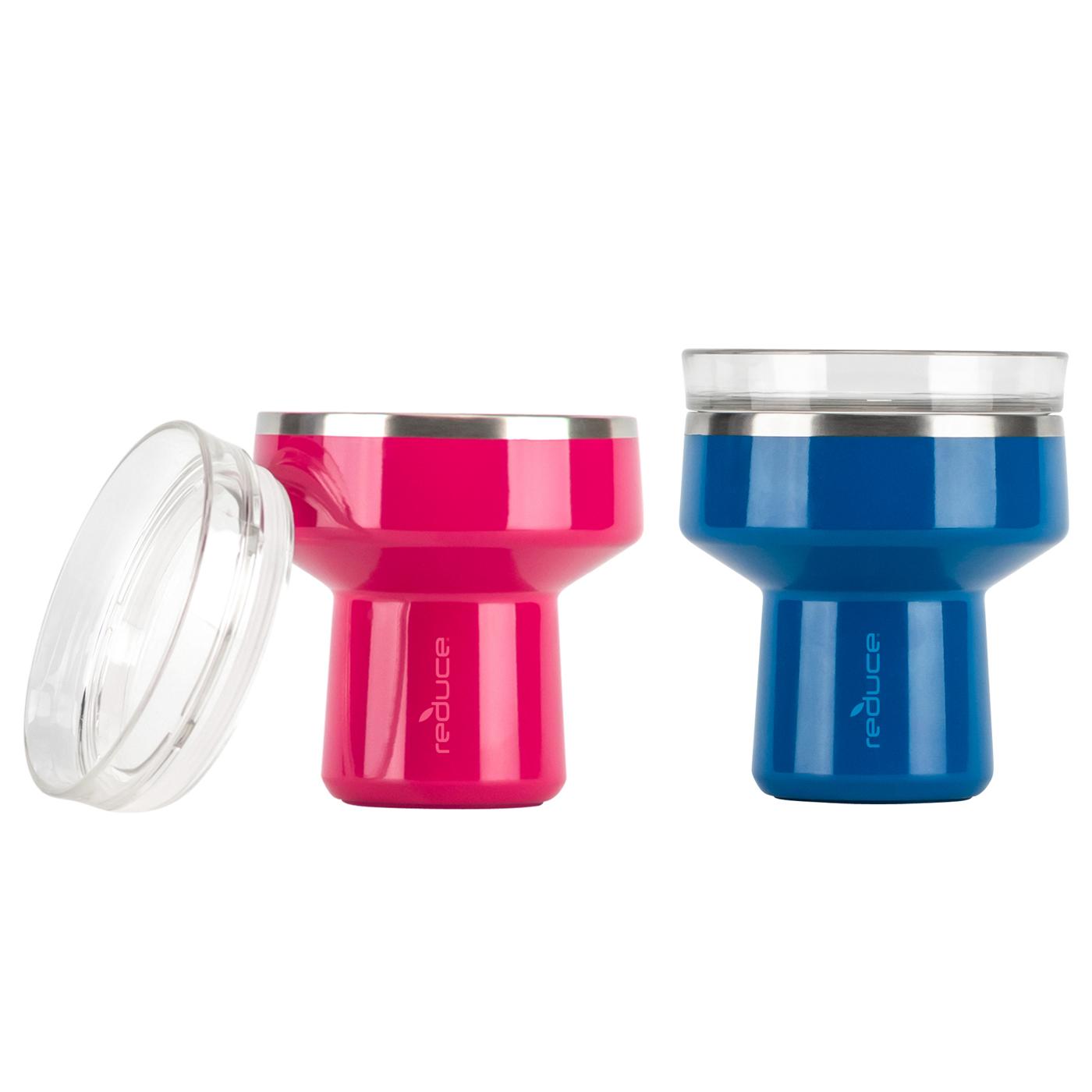 Reduce 2 Vacuum Insulated Stainless Steel Saltini Cocktail Tumblers