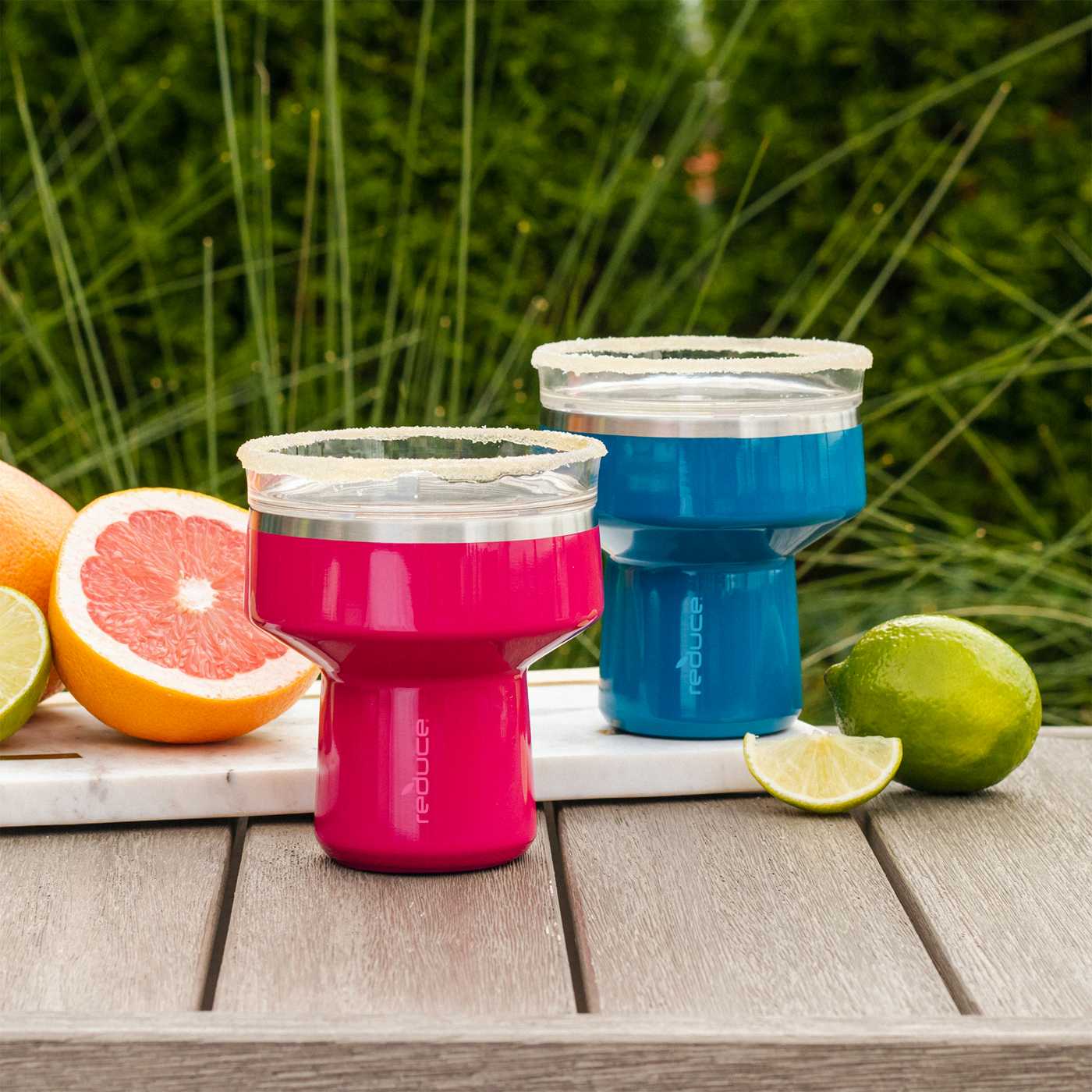 Reduce 2 Vacuum Insulated Stainless Steel Saltini Cocktail Tumblers ...